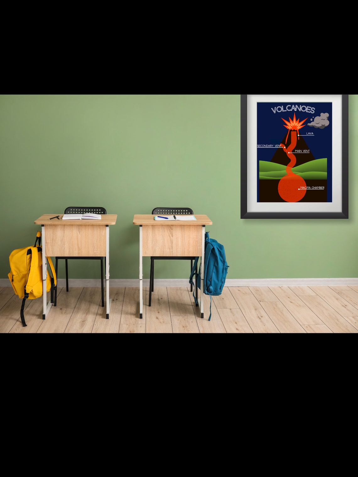 Volcanoes Anchor Chart Digital Download Poster for Science Classroom ...