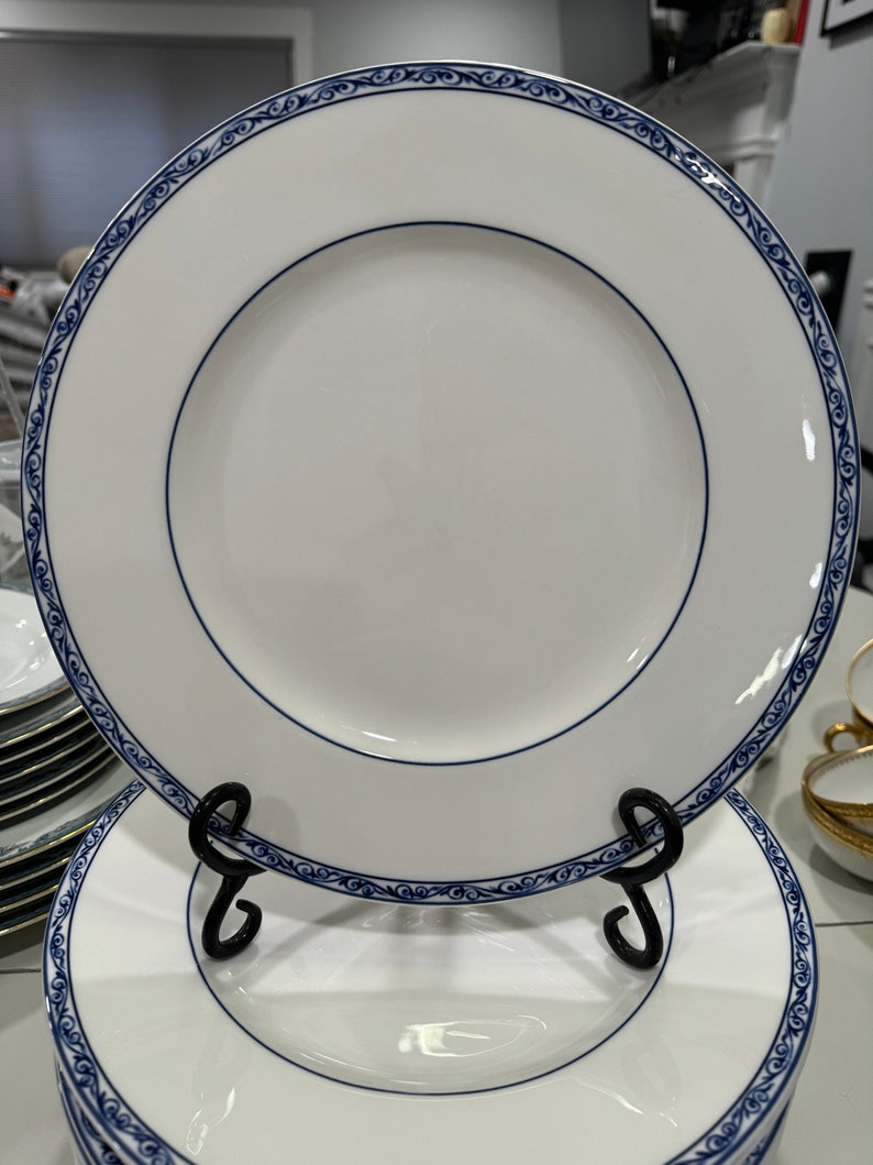 Ralph Lauren, MANDARIN, Blue & White, Lattice, Dinner Plate, 10 - Etsy