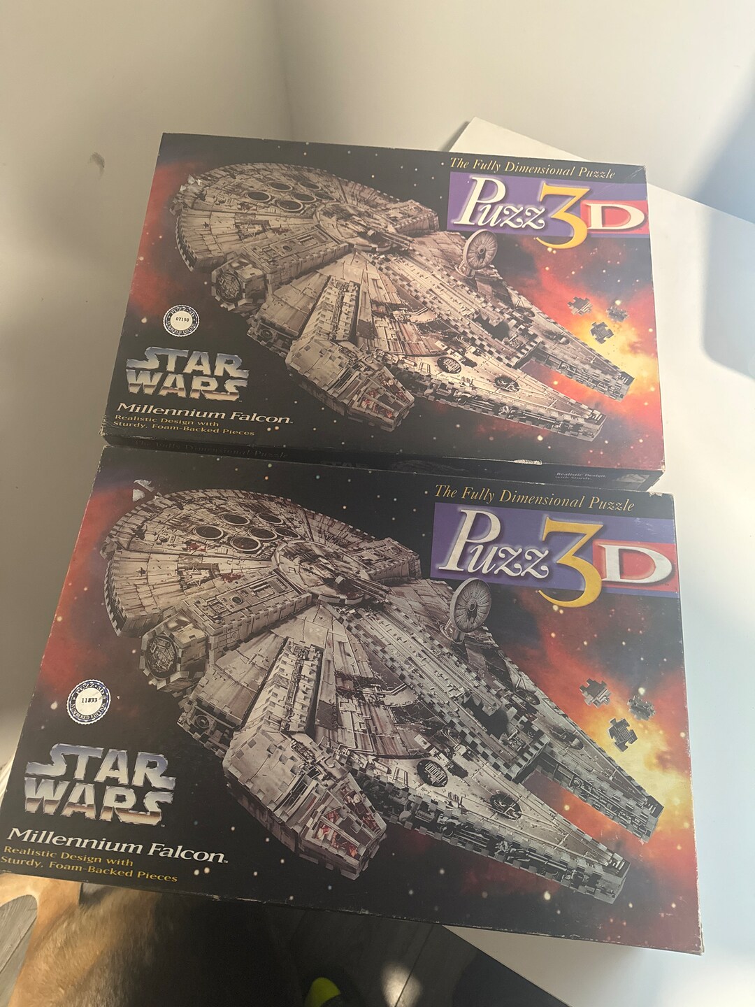 Star Wars Millennium Falcon Puzzle Super Challenging Puzz 3D 1995 - Etsy