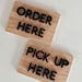 Coffee Shop Sign Set: Order Here, Pick up Here - Minimalist Cafe Sign ...