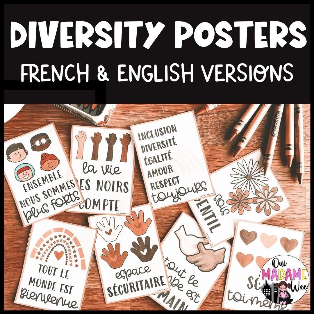Diversity and Inclusion Posters for Black History Month BLM - Etsy