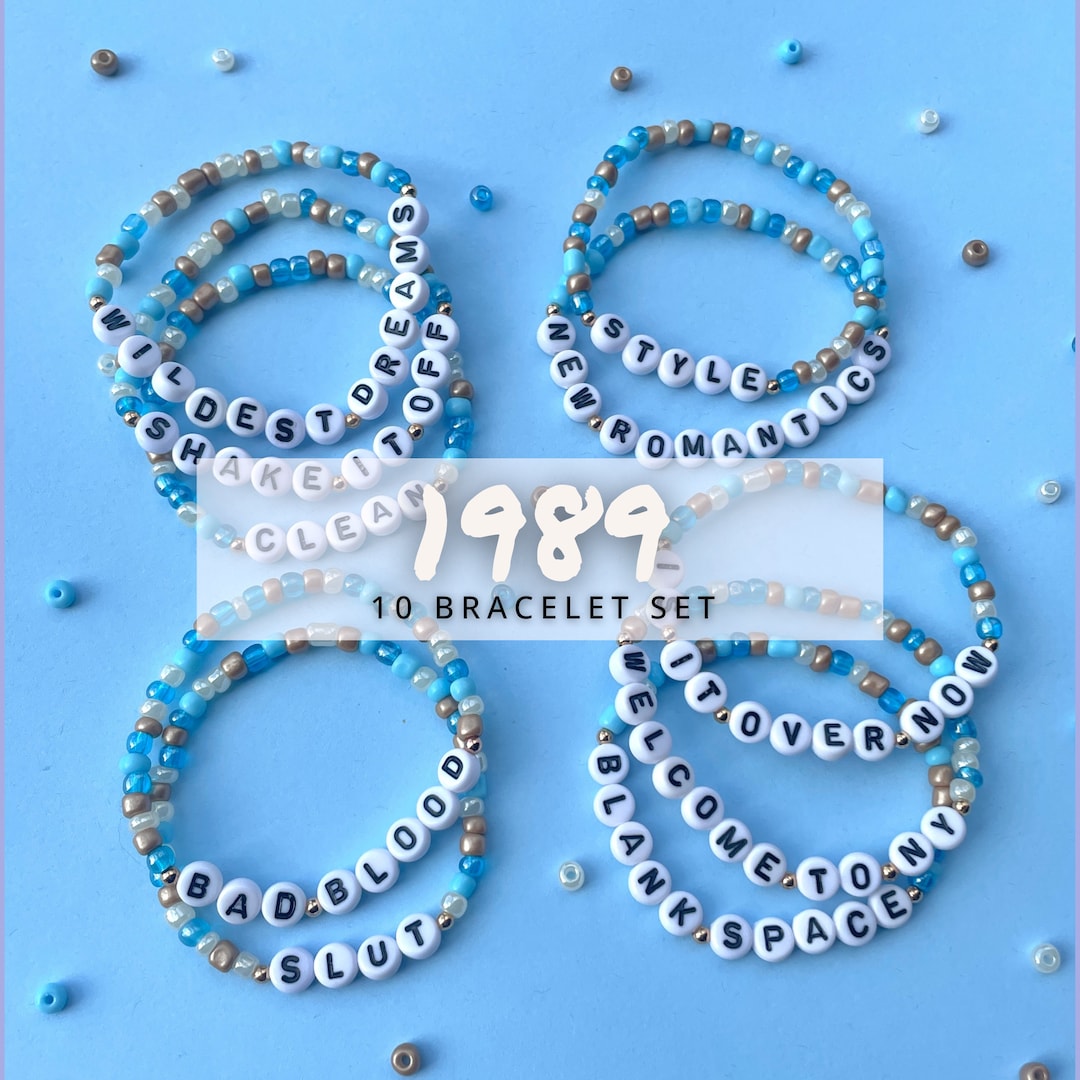 ERAS | '89 Friendship Bracelets | Set of 10 Bracelets - Etsy