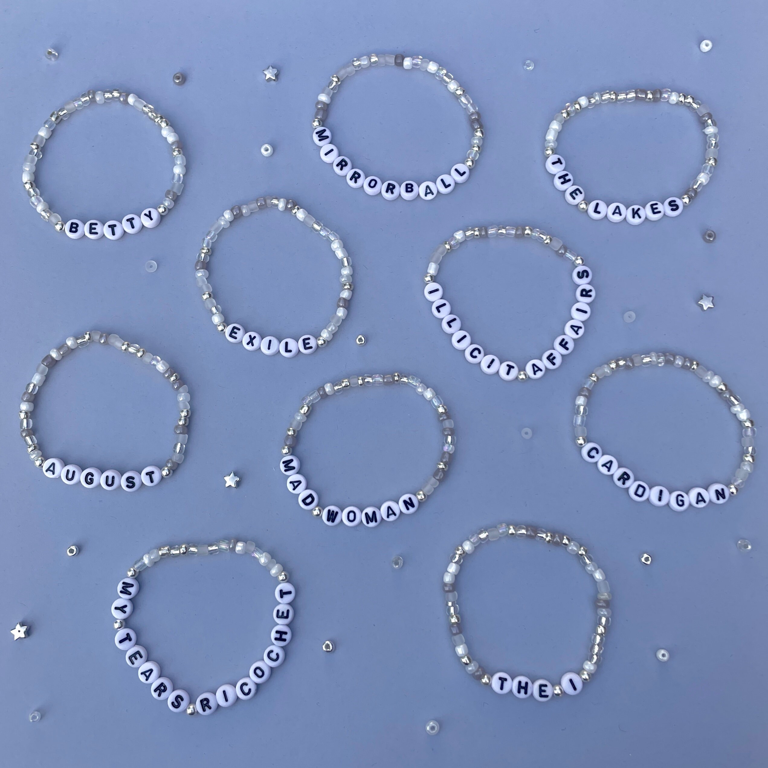 ERAS | FOLK Friendship Bracelets | Set of 10 Bracelets - Etsy