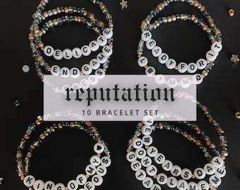 ERAS | UNHINGED Friendship Bracelets | Set of 10 Bracelets - Etsy