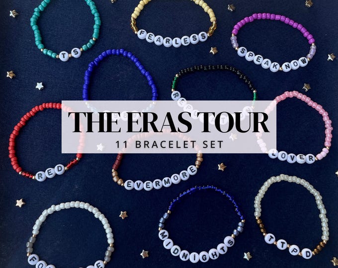 ERAS FOLK Friendship Bracelets Set of 10 Bracelets - Etsy