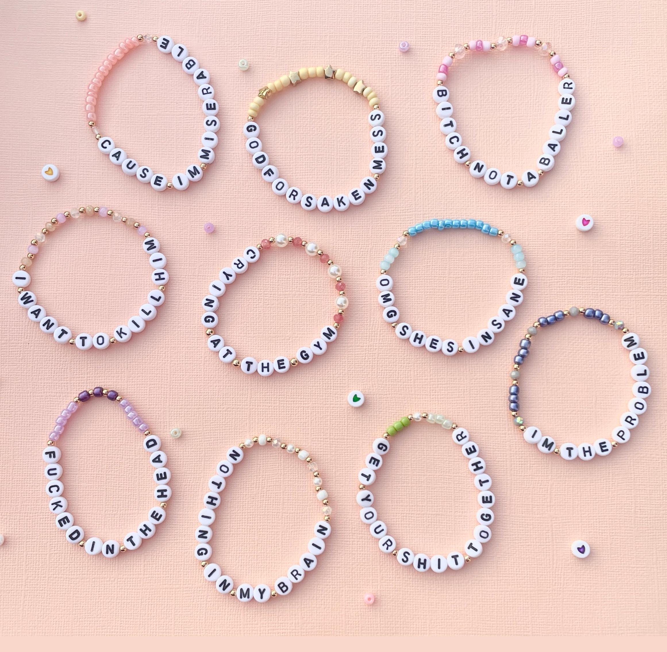 ERAS | UNHINGED Friendship Bracelets | Set of 10 Bracelets - Etsy