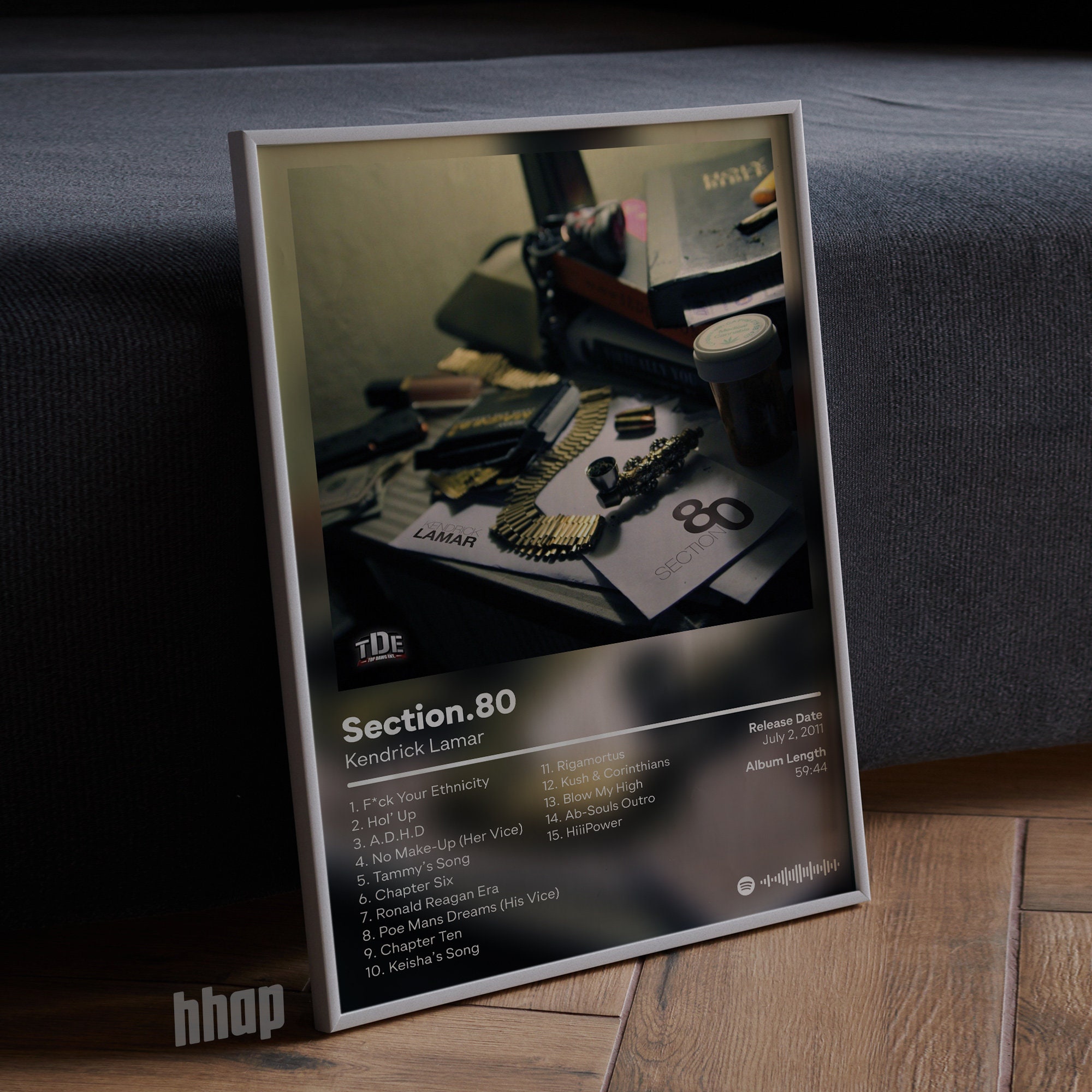 Kendrick Lamar - Section 80 - Hip Hop Album Poster sold by Toni Cancian ...