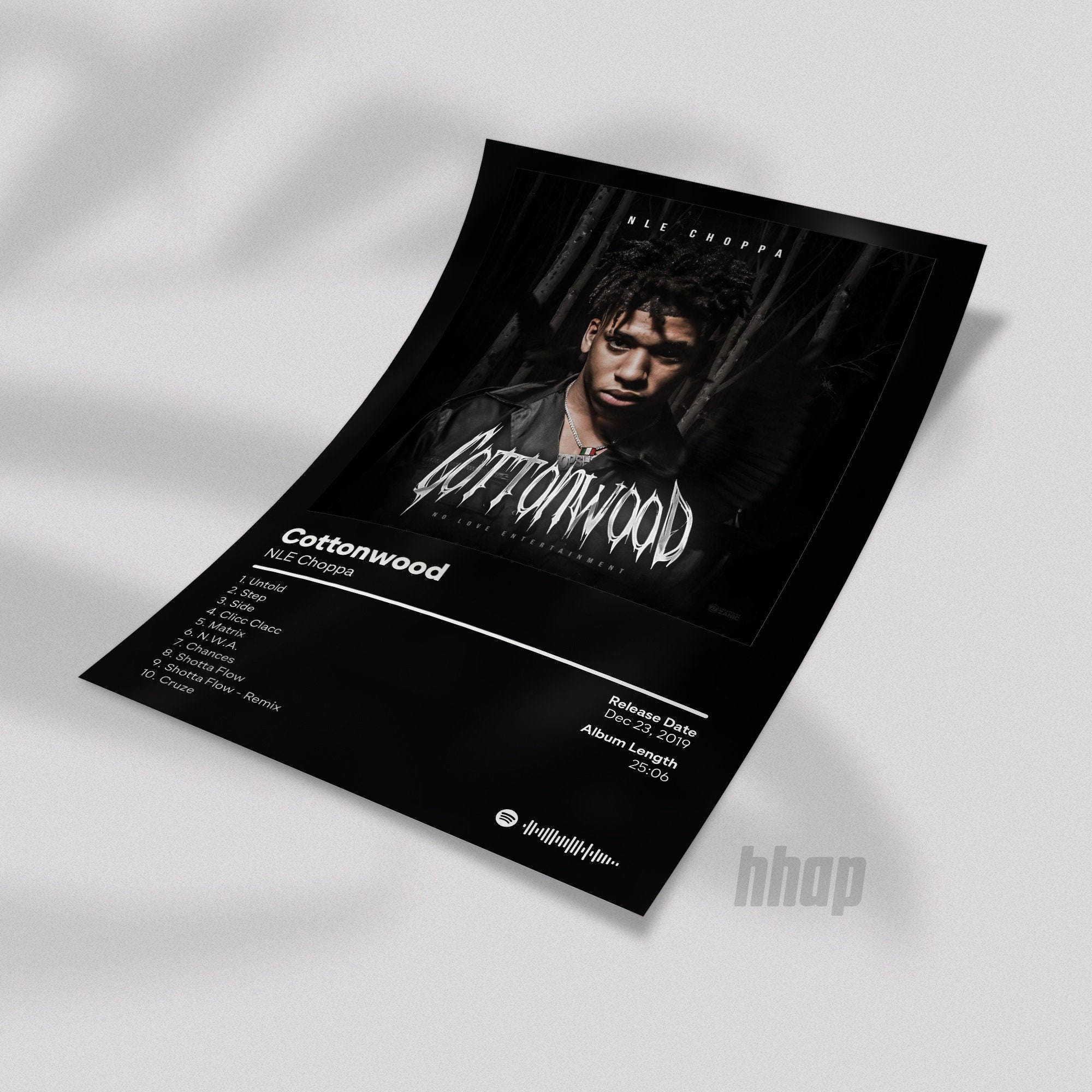NLE Choppa - Cottonwood - Album Cover Poster sold by Dennis Gabbana ...