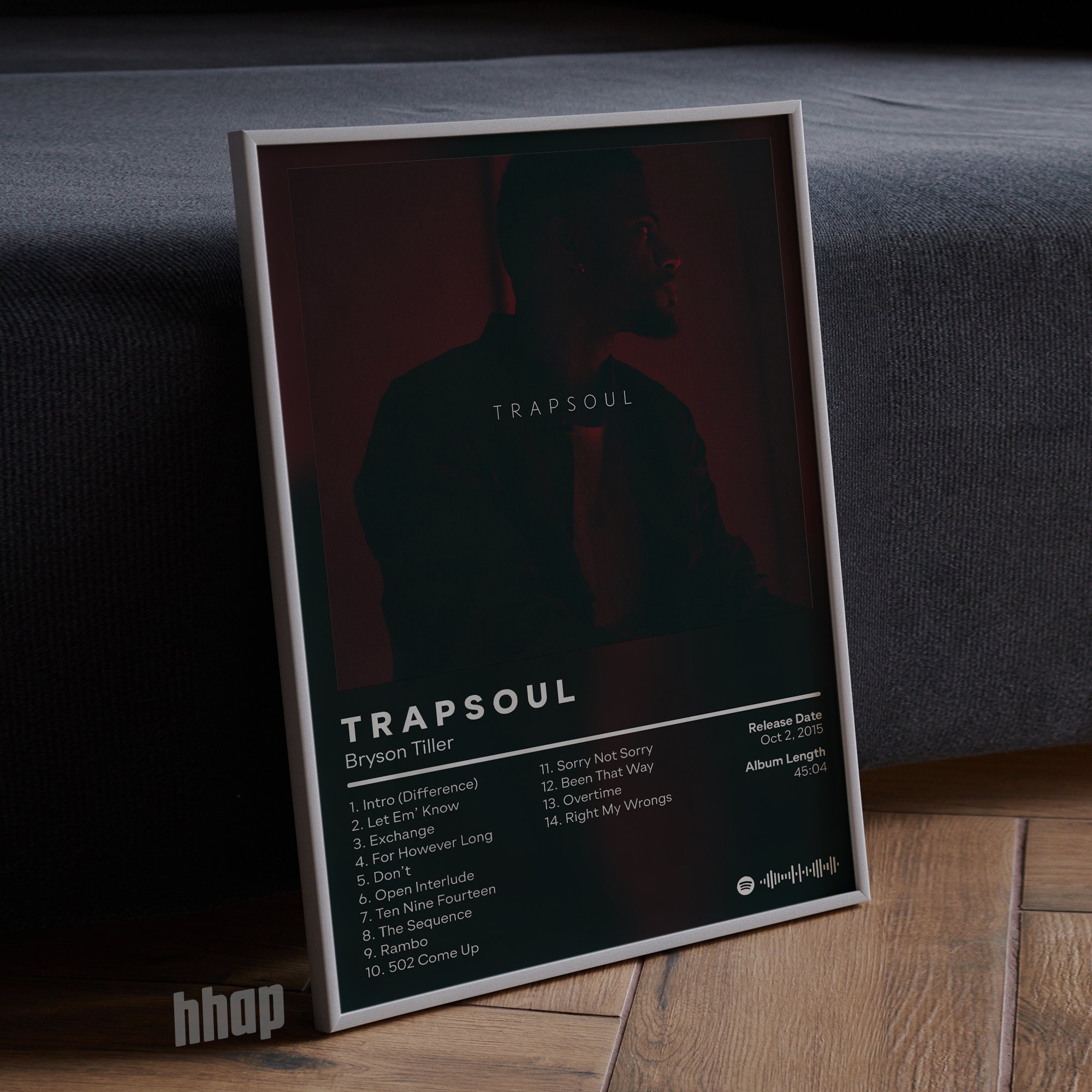 Bryson Tiller - Trapsoul - Album Poster sold by Sergio Ingravalle | SKU ...