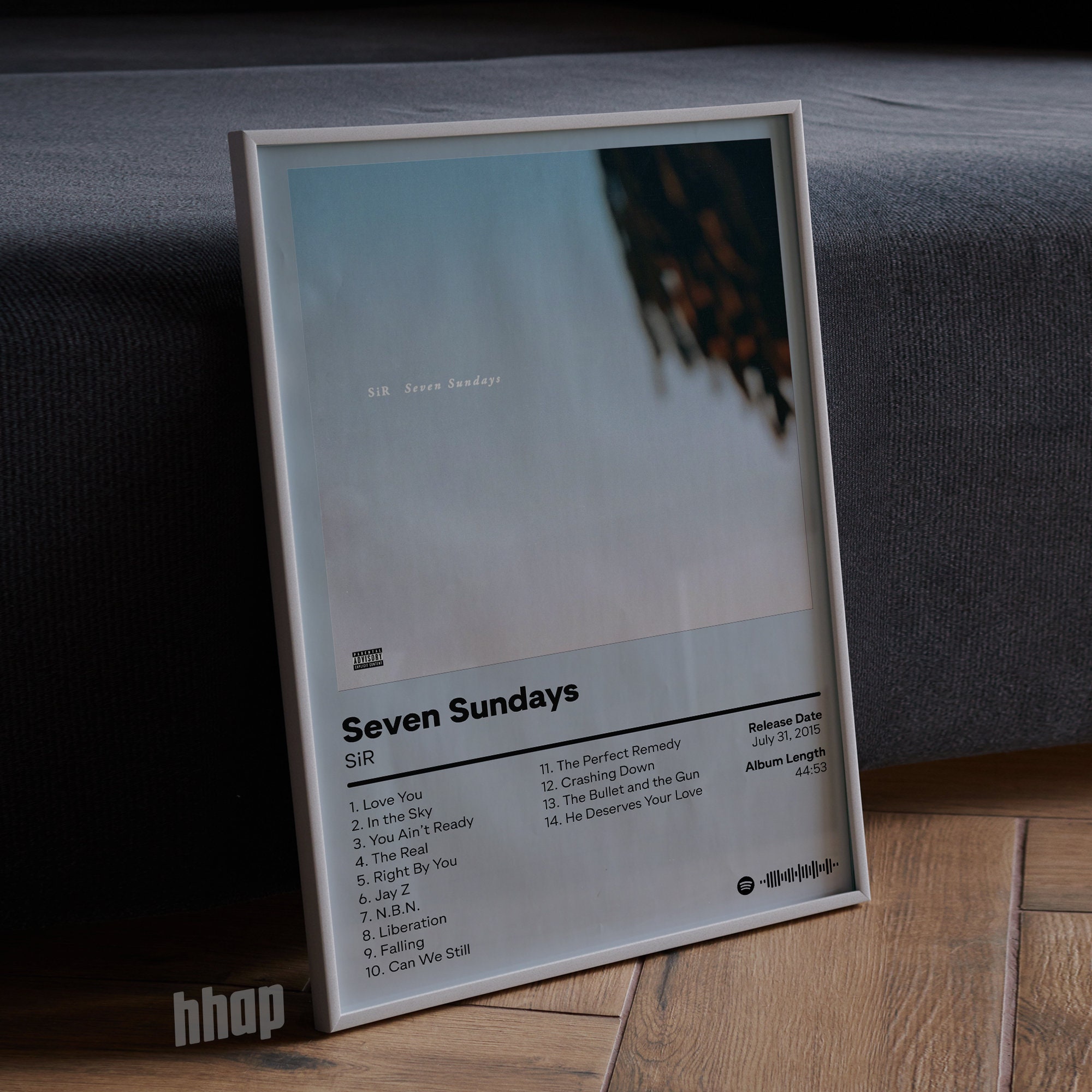 SiR - Seven Sundays - Album Poster- SiR Rapper Poster sold by DaviKim ...