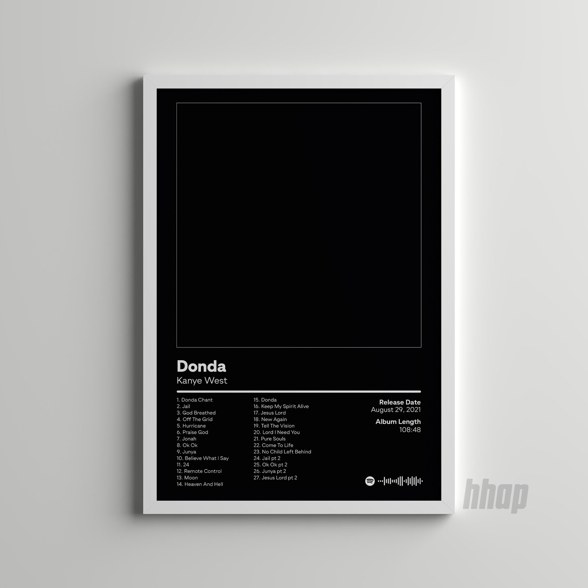 Kanye West Donda Album Cover Print Custom Album Cover - Etsy