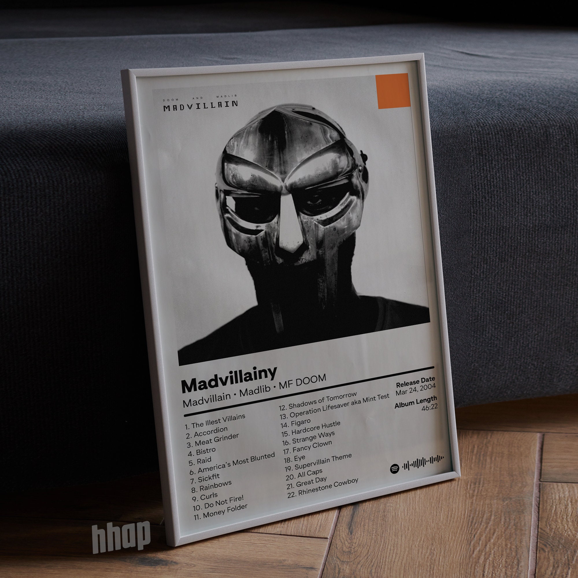 MF Dooom & Madlib - Madvillainy - Album Poster sold by Grace Xu | SKU 41617313 | Printerval