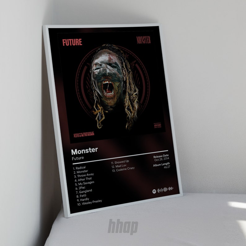 Future Monster Hip Hop Album Print Custom Album Cover - Etsy