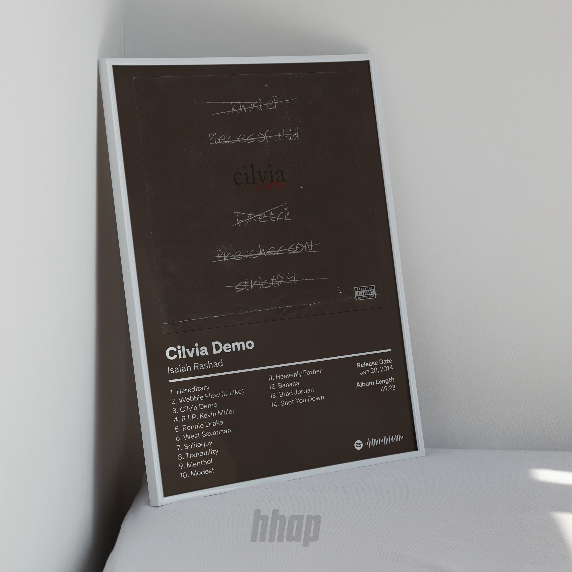 Isaiah Rashad - Cilvia Demo - Album Poster sold by Claudia Rodriguez ...