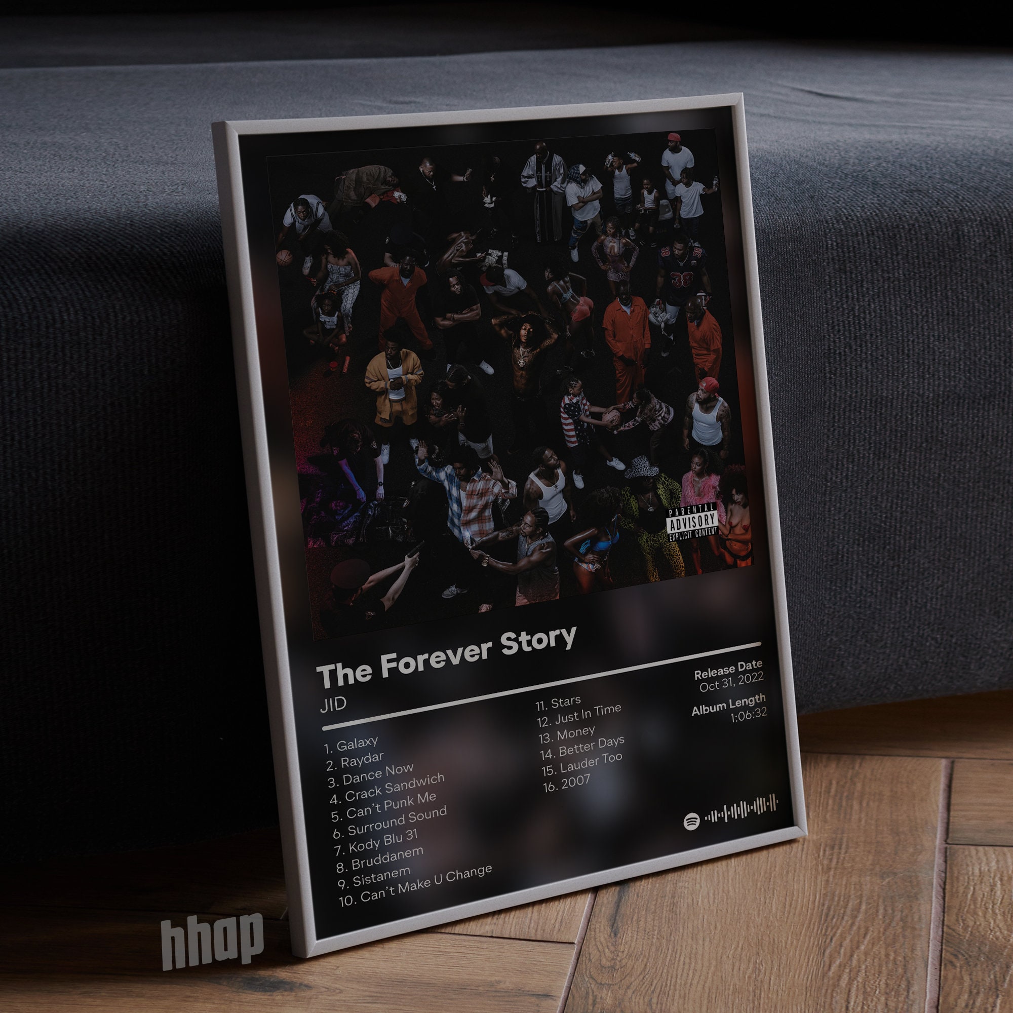 JID - The Forever Story - Album Poster sold by Pintachan Pablo | SKU ...