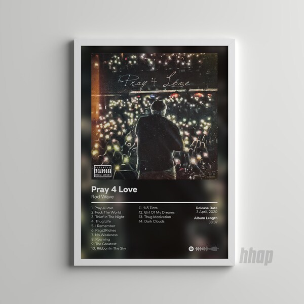 Rod Wave Album Poster - Etsy