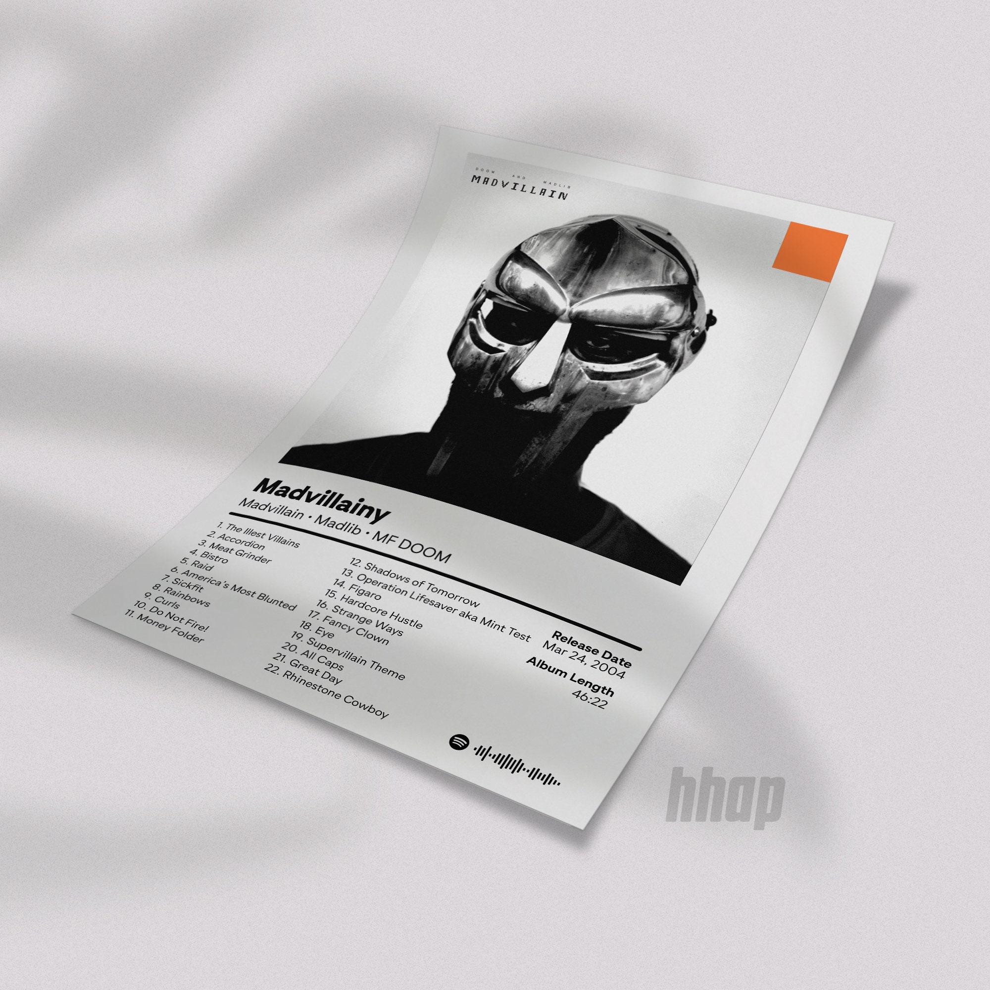 MF Dooom & Madlib - Madvillainy - Album Poster sold by Grace Xu | SKU ...