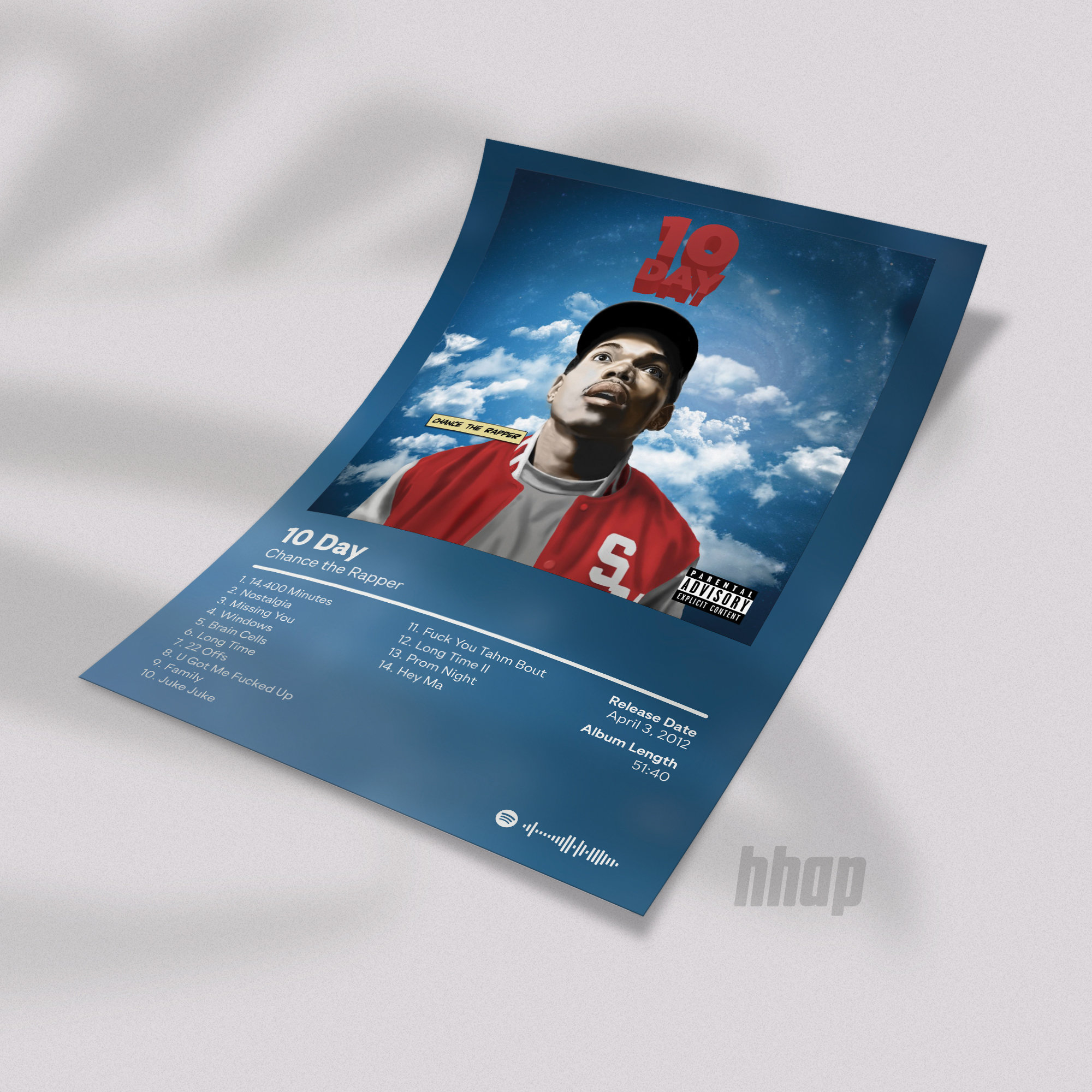 Chance The Rapper 10 Day Tracklist