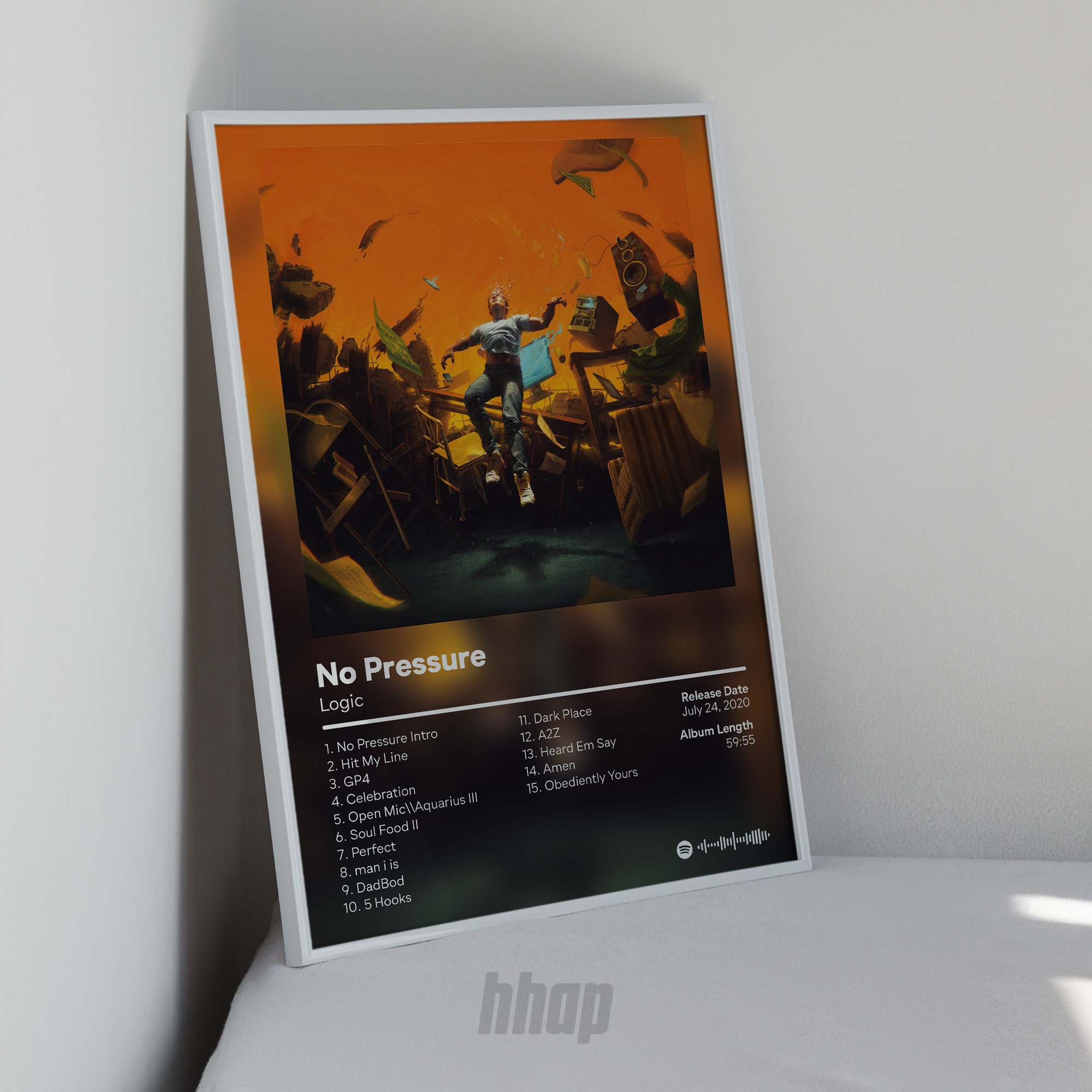 Logic - No Pressure - Album Cover Poster