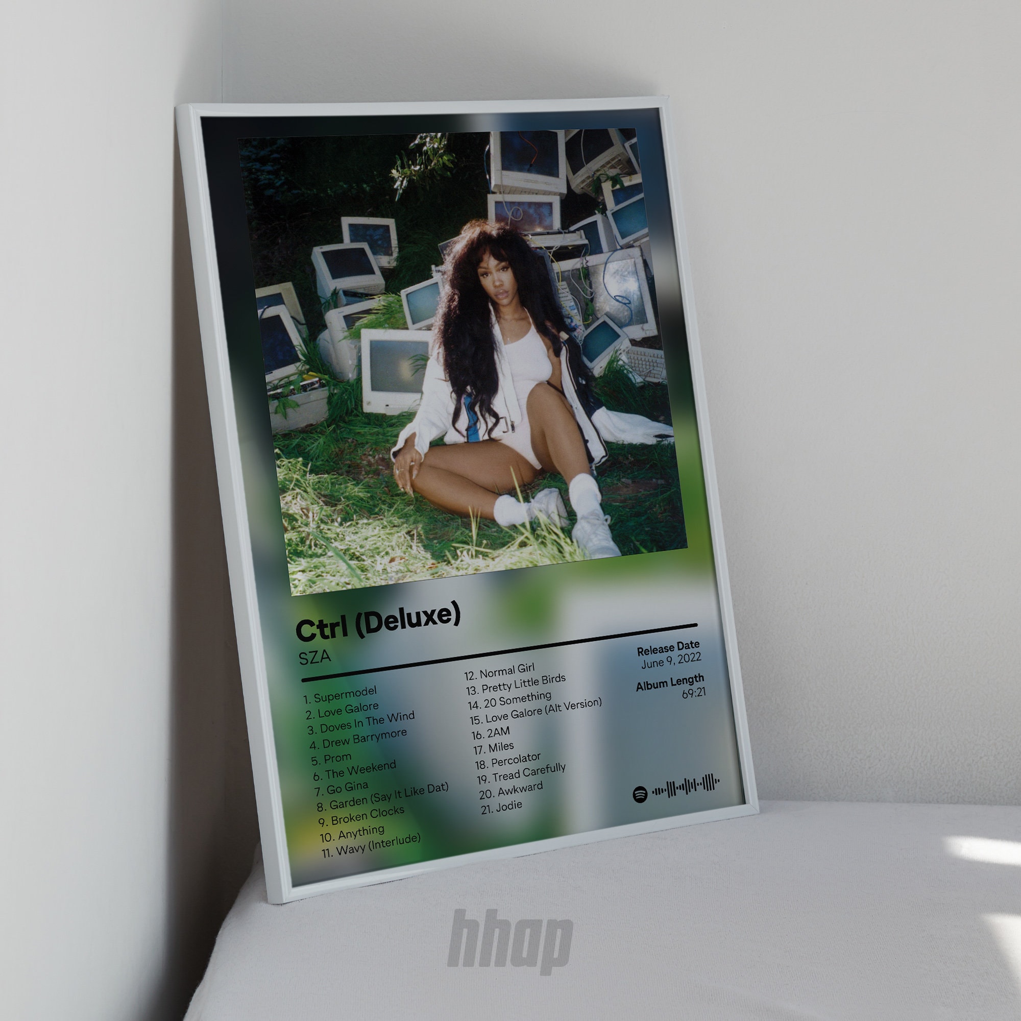 SZA - Ctrl Deluxe - Custom Album Poster - Hip Hop Wall Art - Custom ...