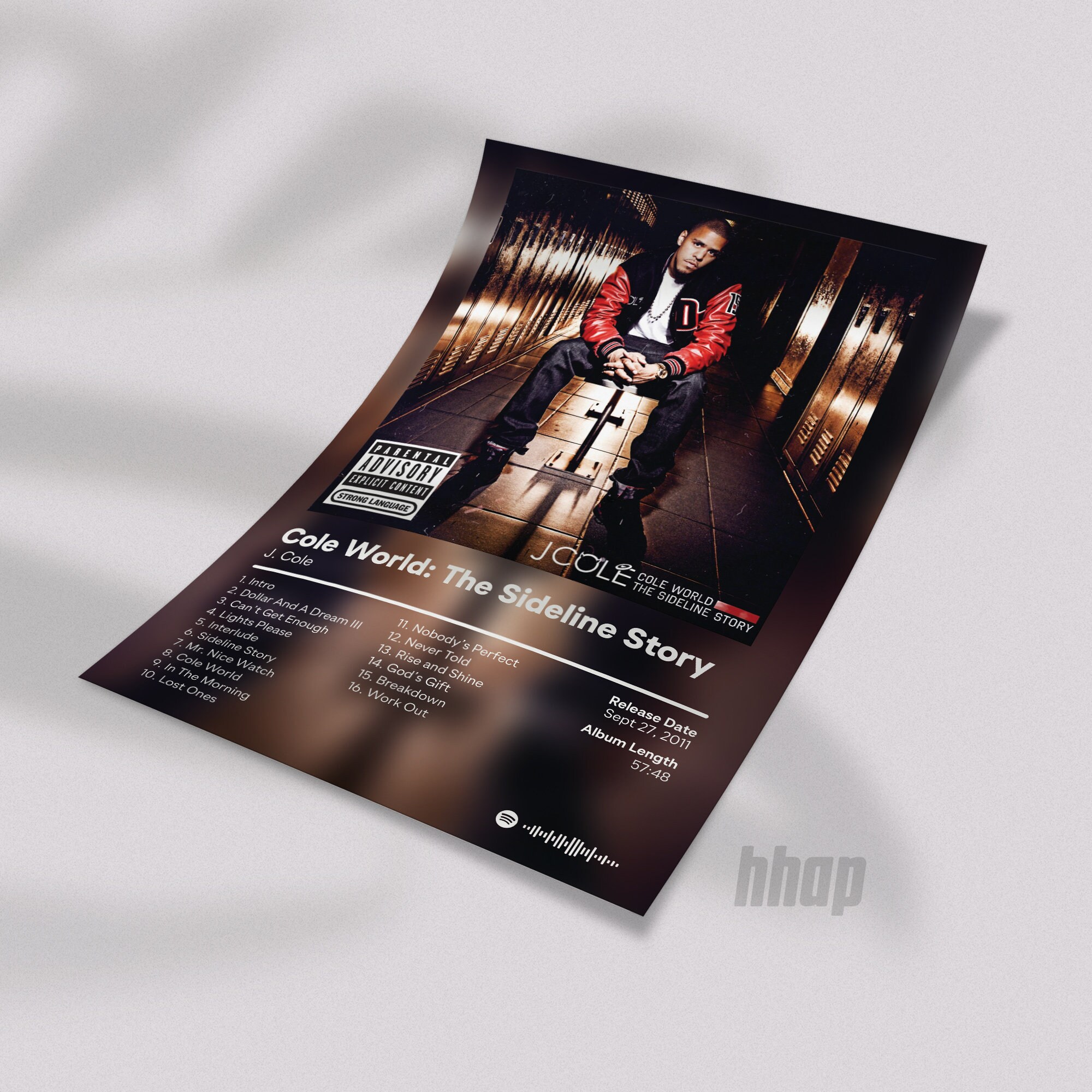 J Cole - Cole World The Sideline Story - Album Poster sold by ...