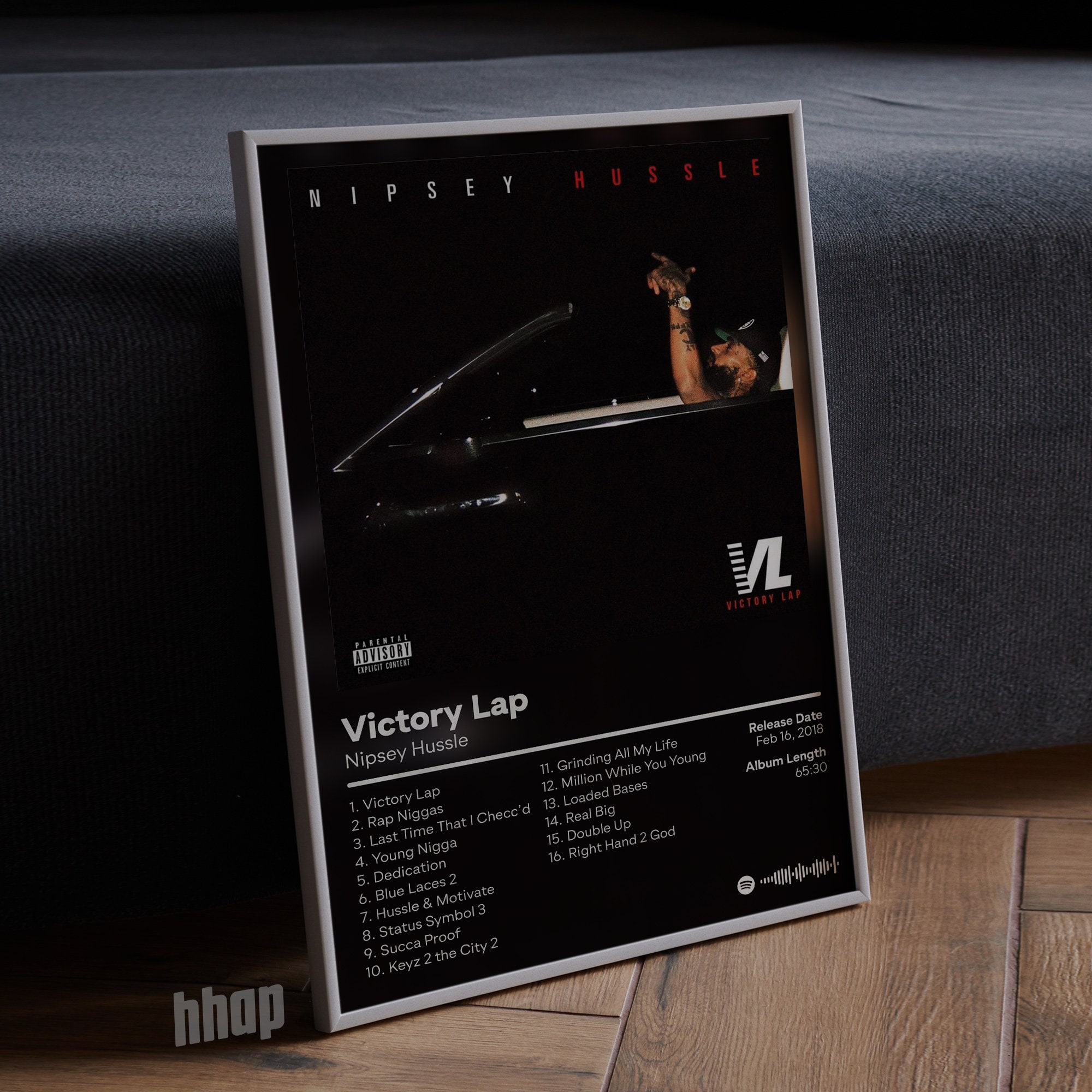 Nipsey Hussle Victory Lap Custom Album Print Hip Hop - Etsy