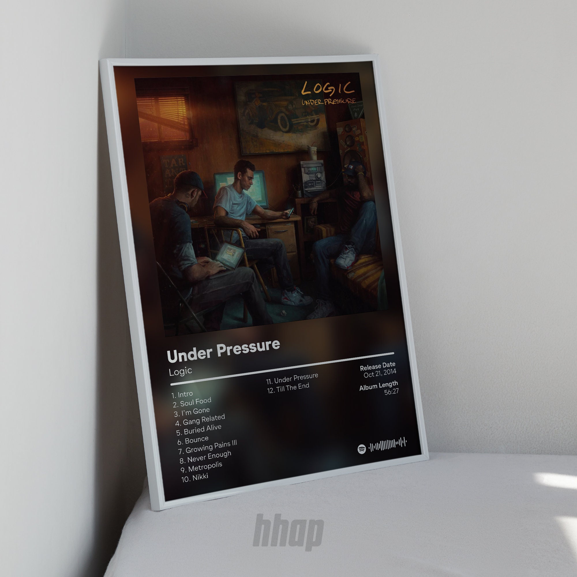 Logic - Under Pressure - Album Cover Poster - Logic Wall Art