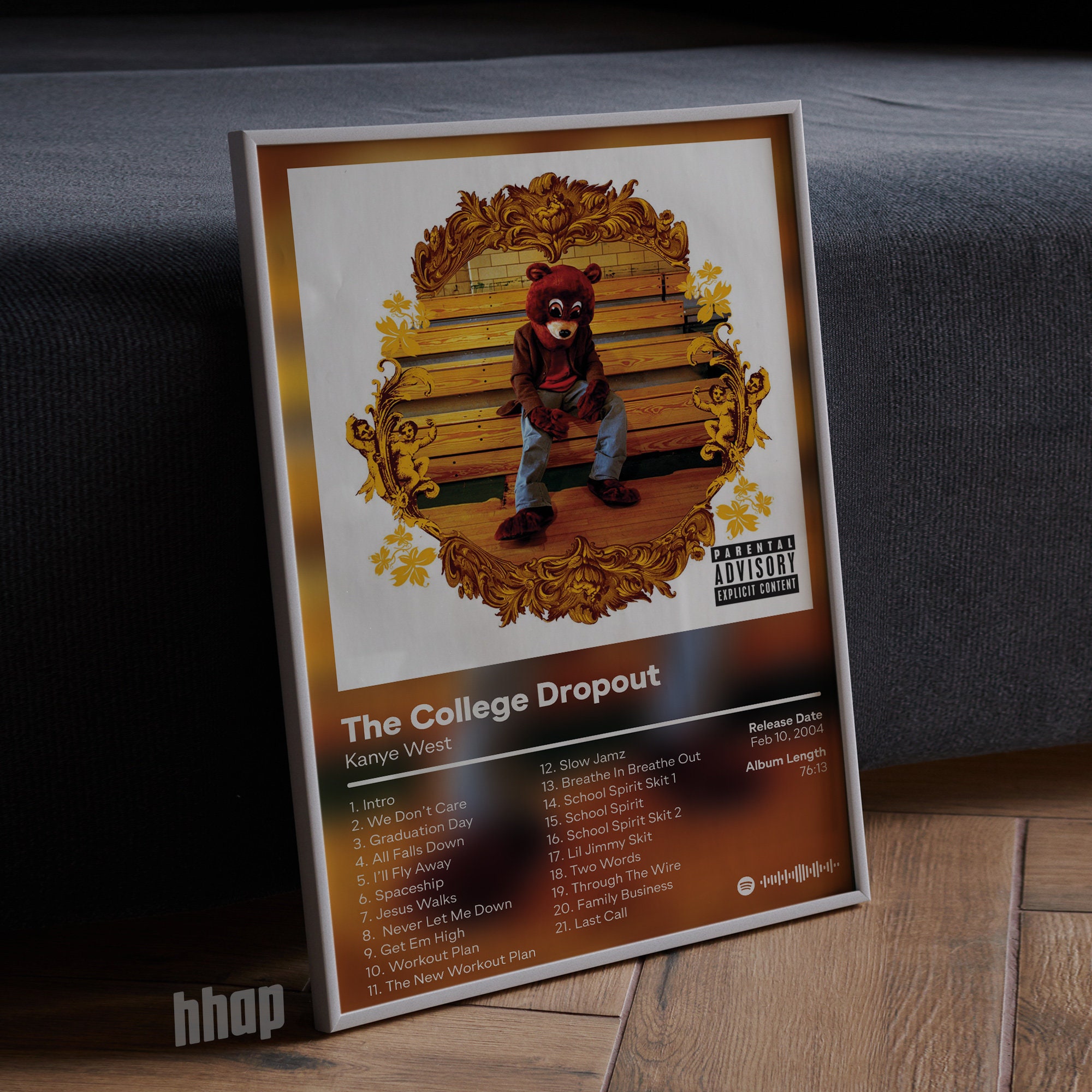 Kanye West - The College Dropout - Album Cover Poster sold by Ayesha ...