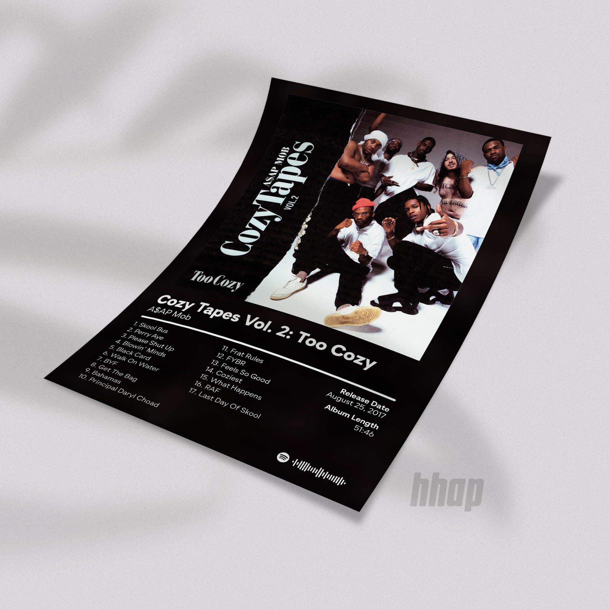 ASAP Mob - Cozy Tapes Vol.1: Too Cozy - Album Poster sold by Gary ...