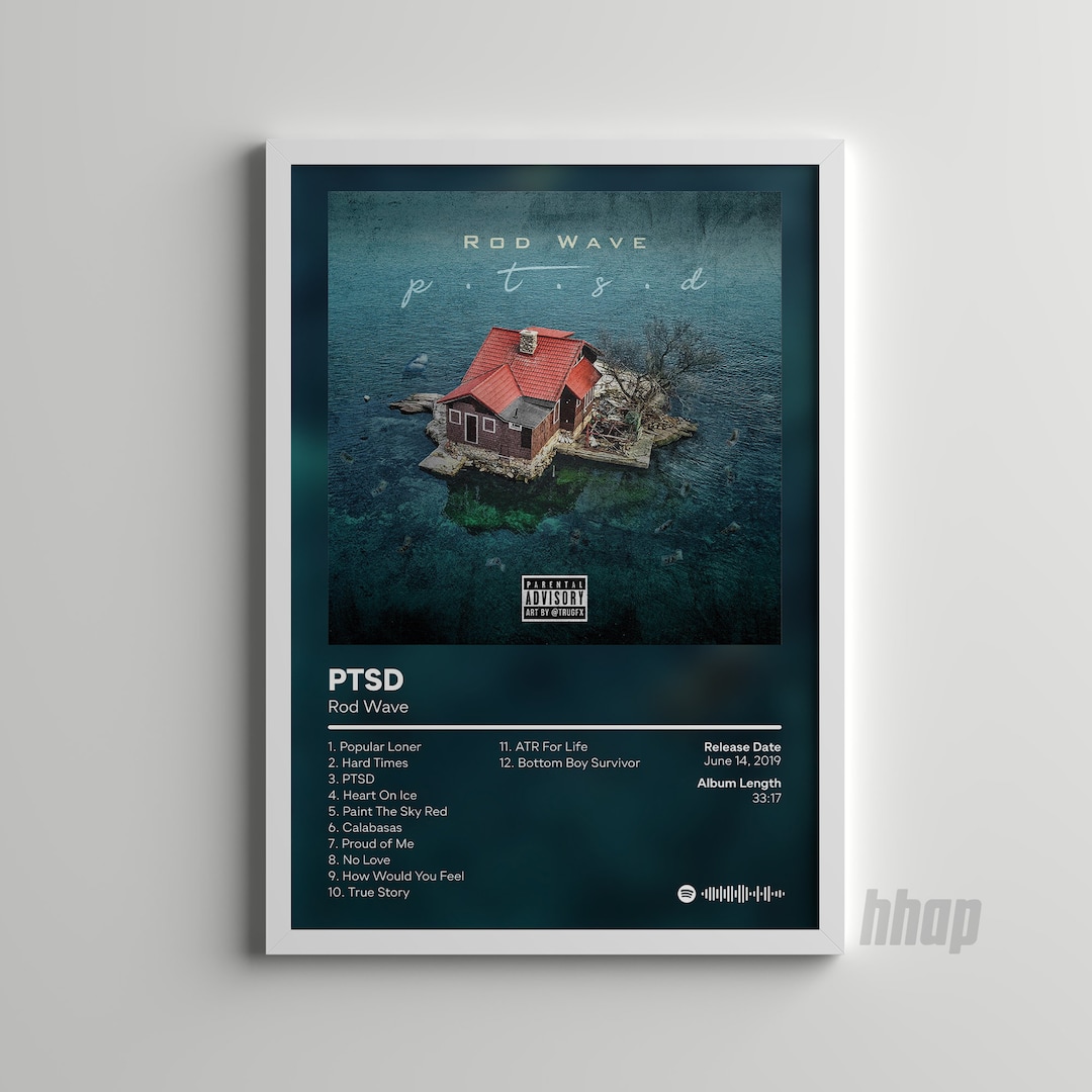 Rod Wave PTSD Custom Album Poster Hip Hop Wall Art - Etsy Hong Kong