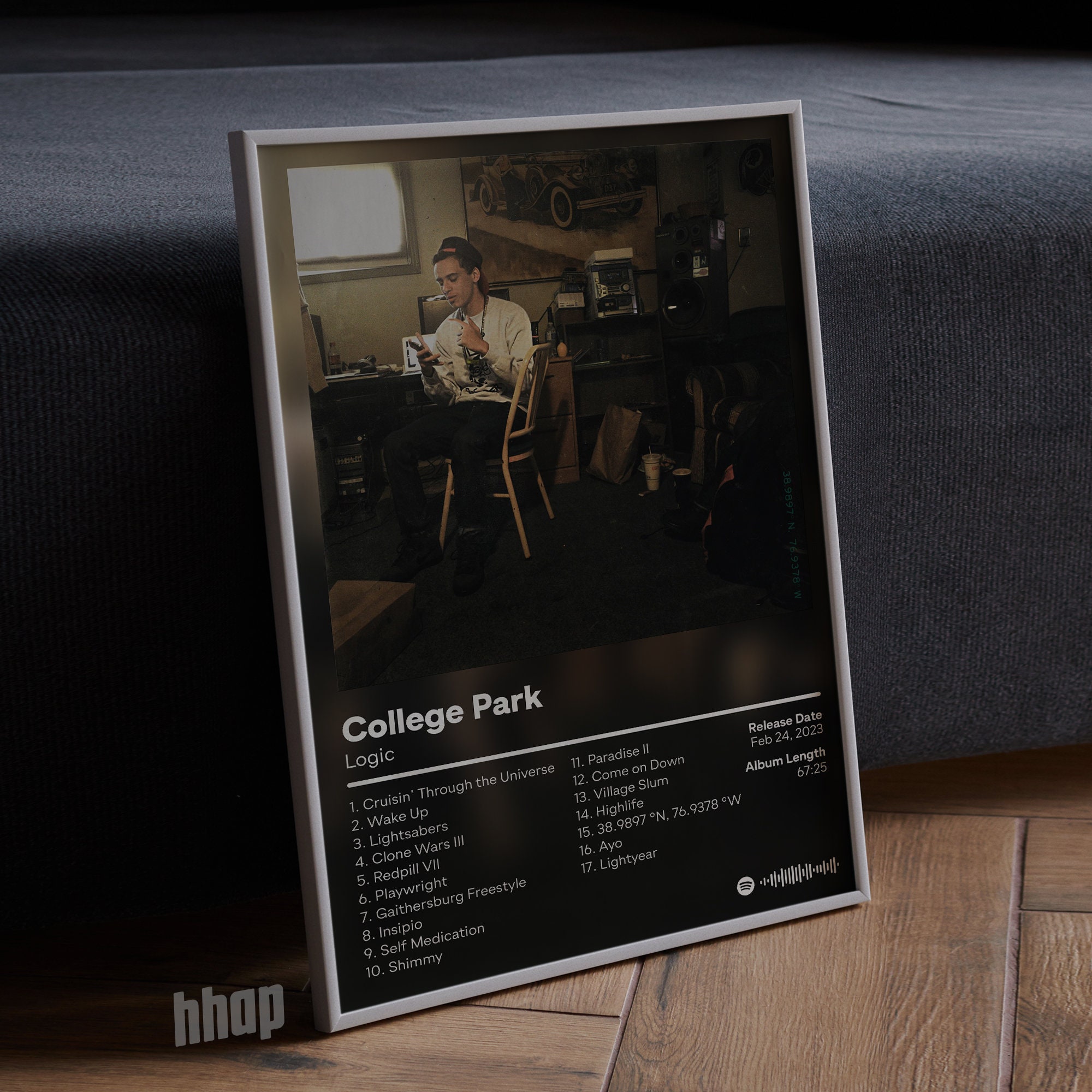 Logic - College Park - Album Cover Poster