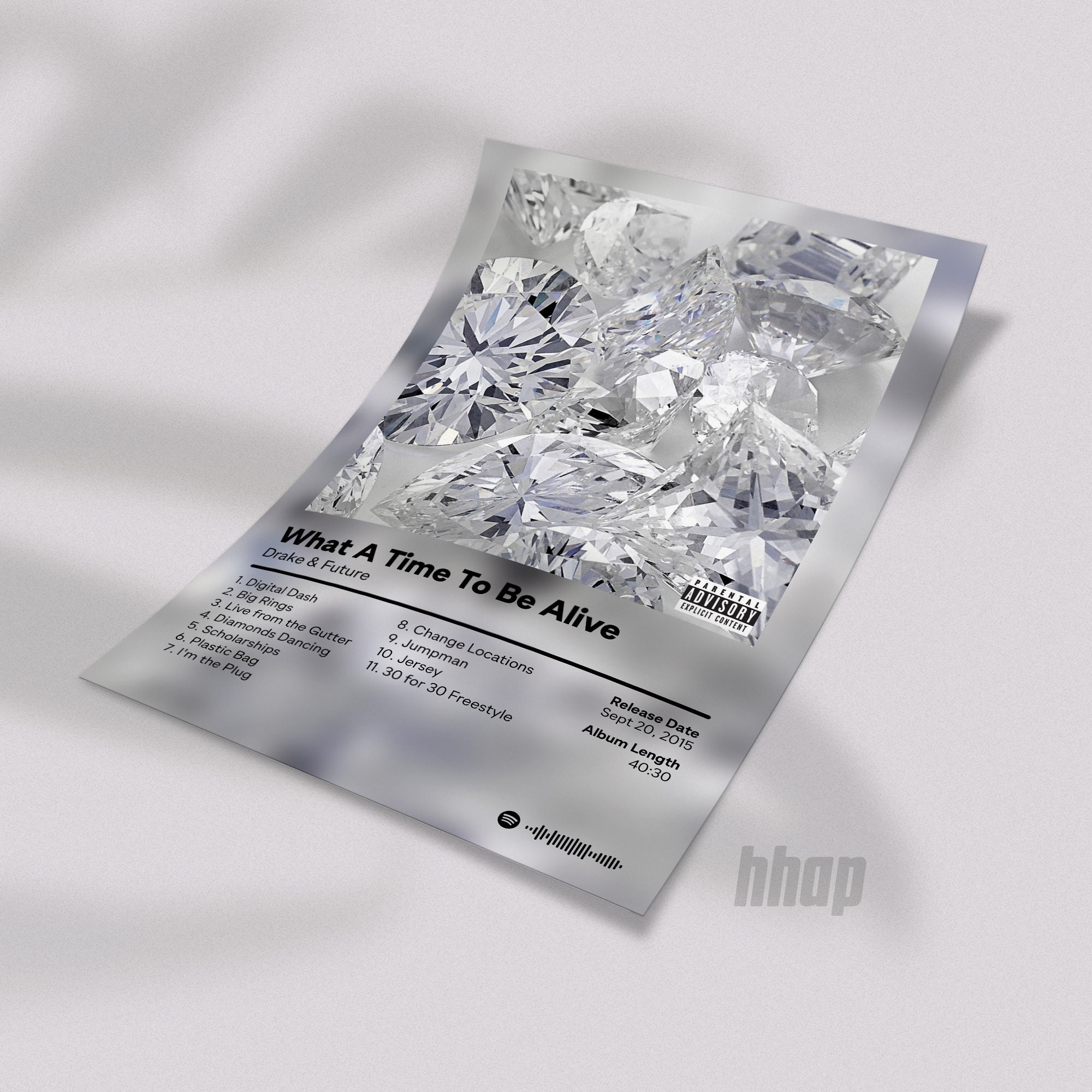 Drake & Future - What A Time To Be Alive - Album Poster