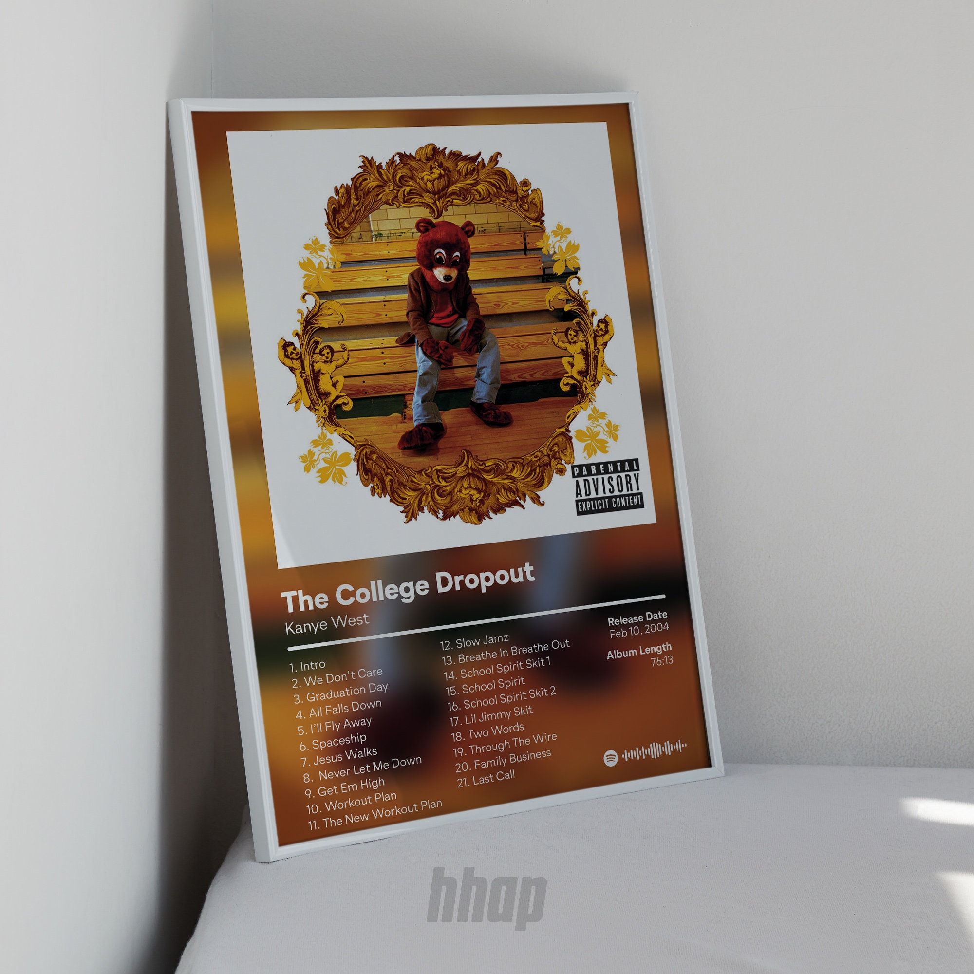 Kanye West - The College Dropout - Album Cover Poster sold by Ayesha ...