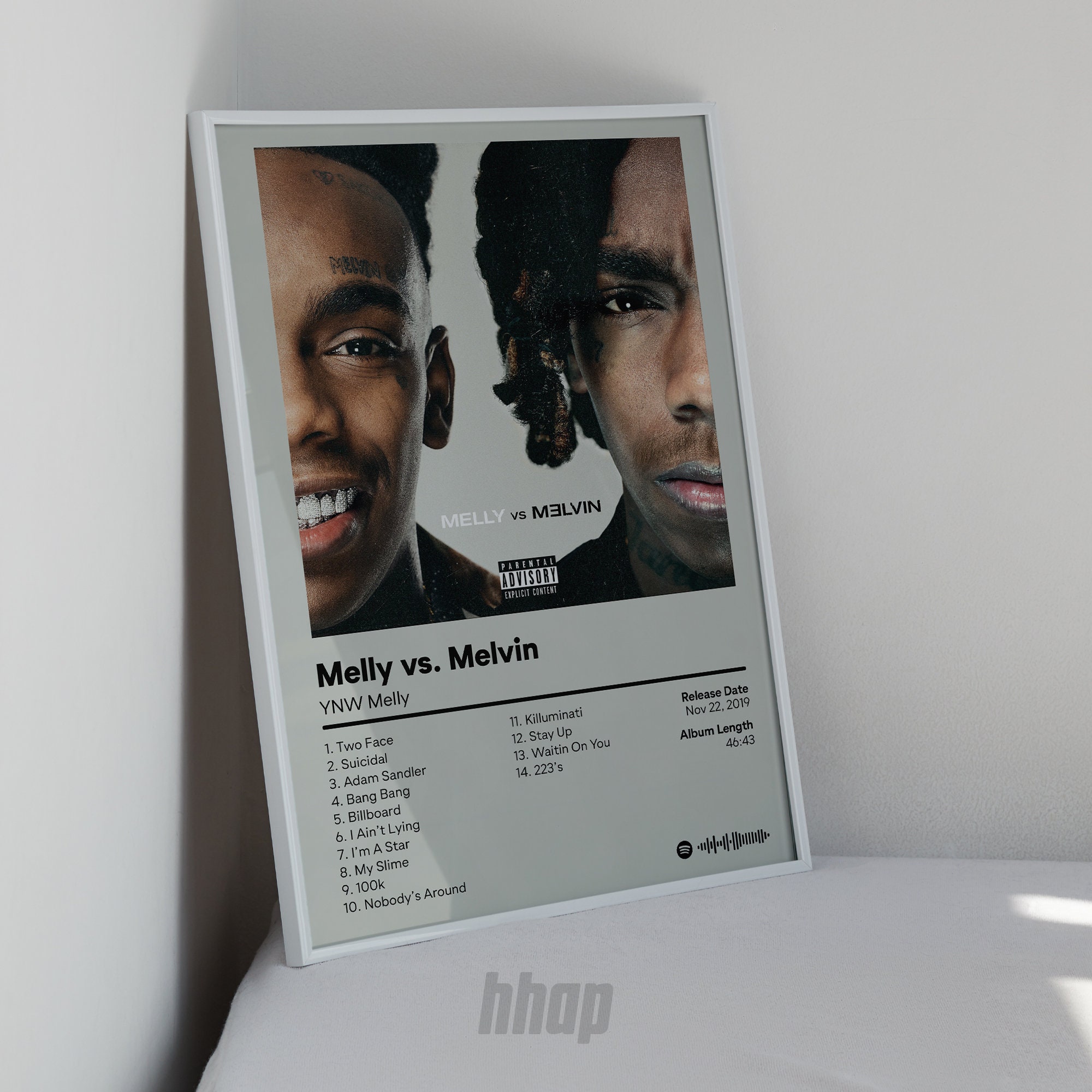 YNW Melly - Melly Vs Melvin - Album Poster