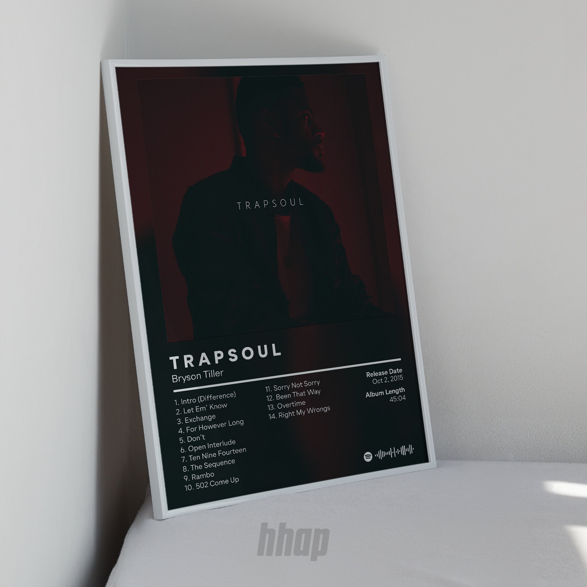 Bryson Tiller Trapsoul Album Cover Poster Architeg Prints, 59% OFF