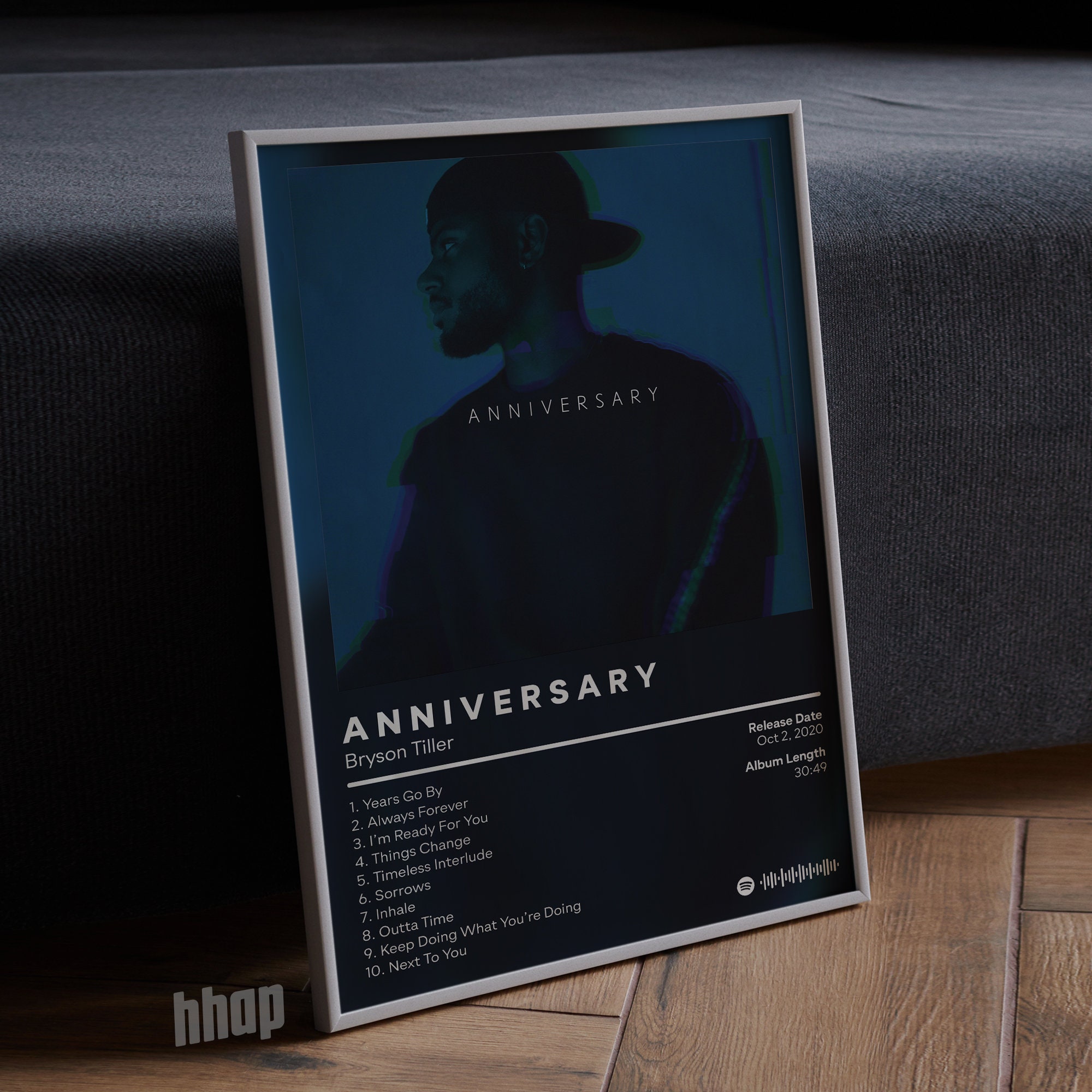 Bryson Tiller - Anniversary - Album Cover Poster sold by Carlo Quaranta ...