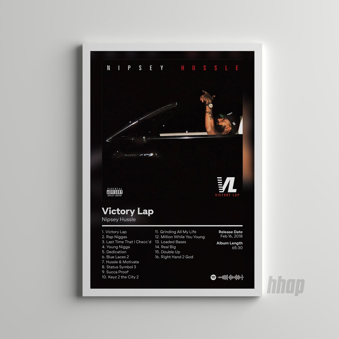 Nipsey Hussle Victory Lap Custom Album Print Hip Hop - Etsy