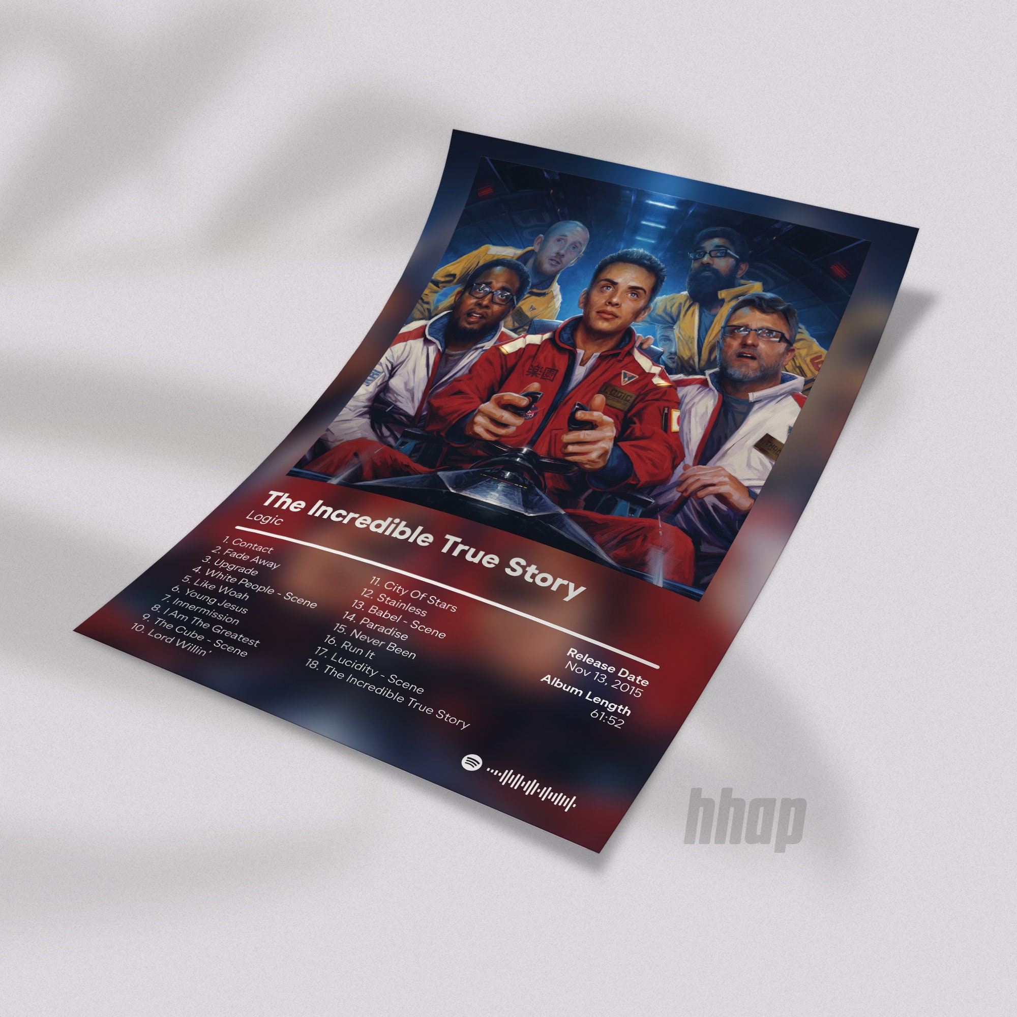 Logic - The Incredible True Story - Album Poster sold by Bhavesh Patil ...