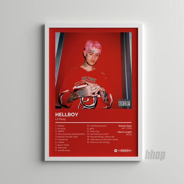 Hellboy Lil Peep - Etsy