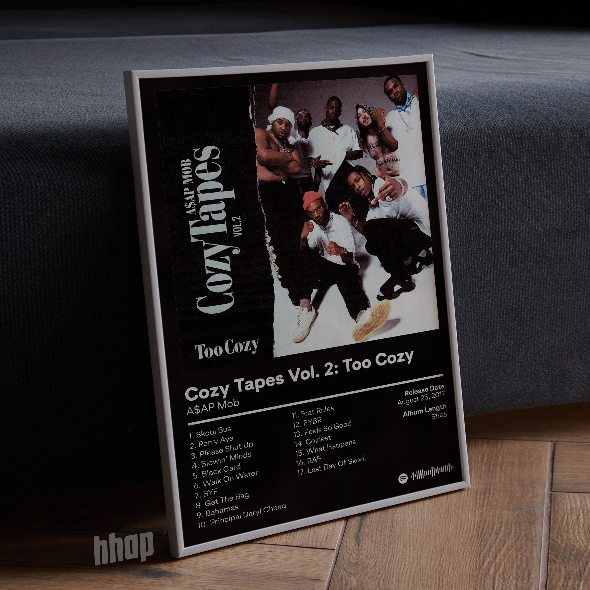 ASAP Mob - Cozy Tapes Vol.1: Too Cozy - Album Poster sold by Gary ...