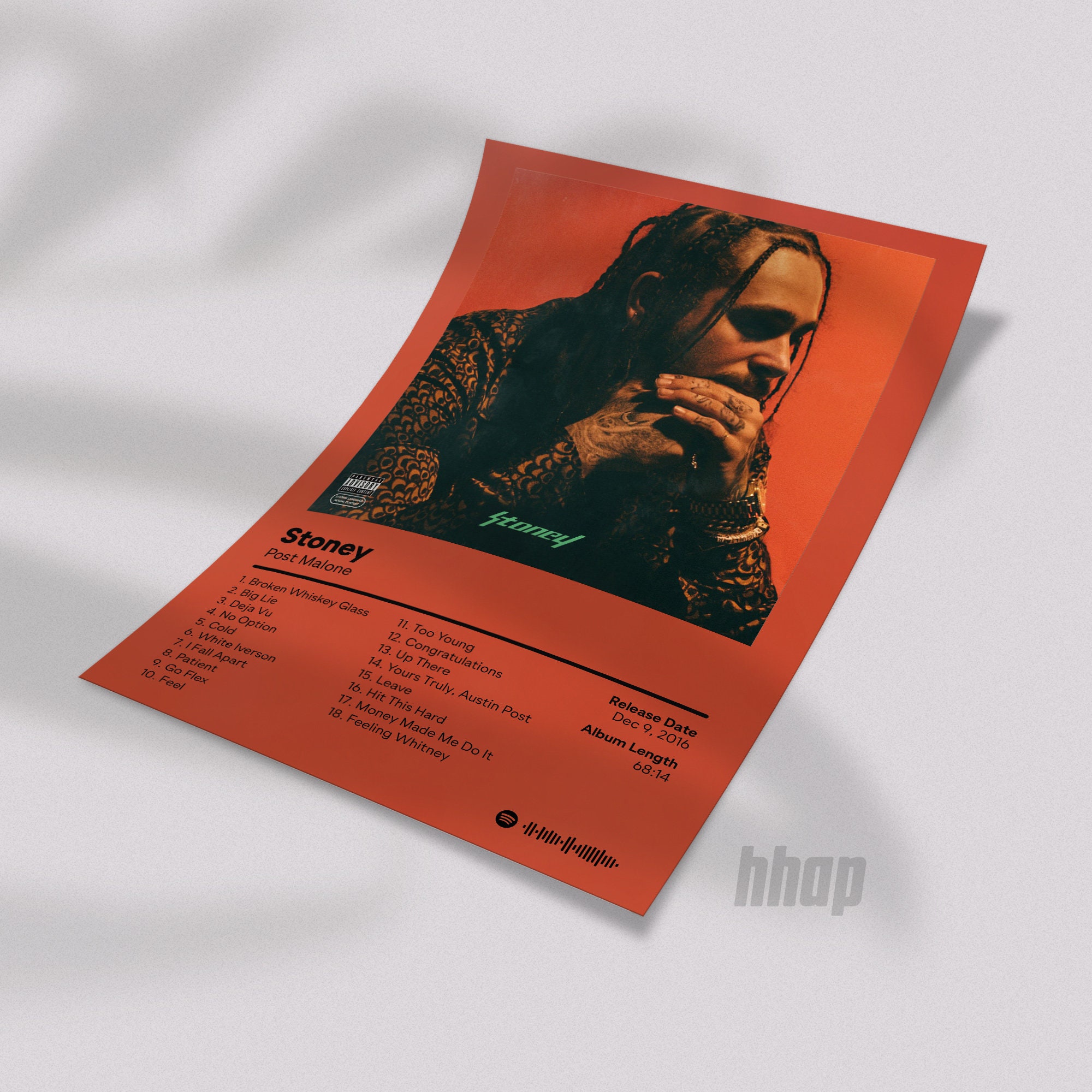 Post Malone - Stoney - Album Poster
