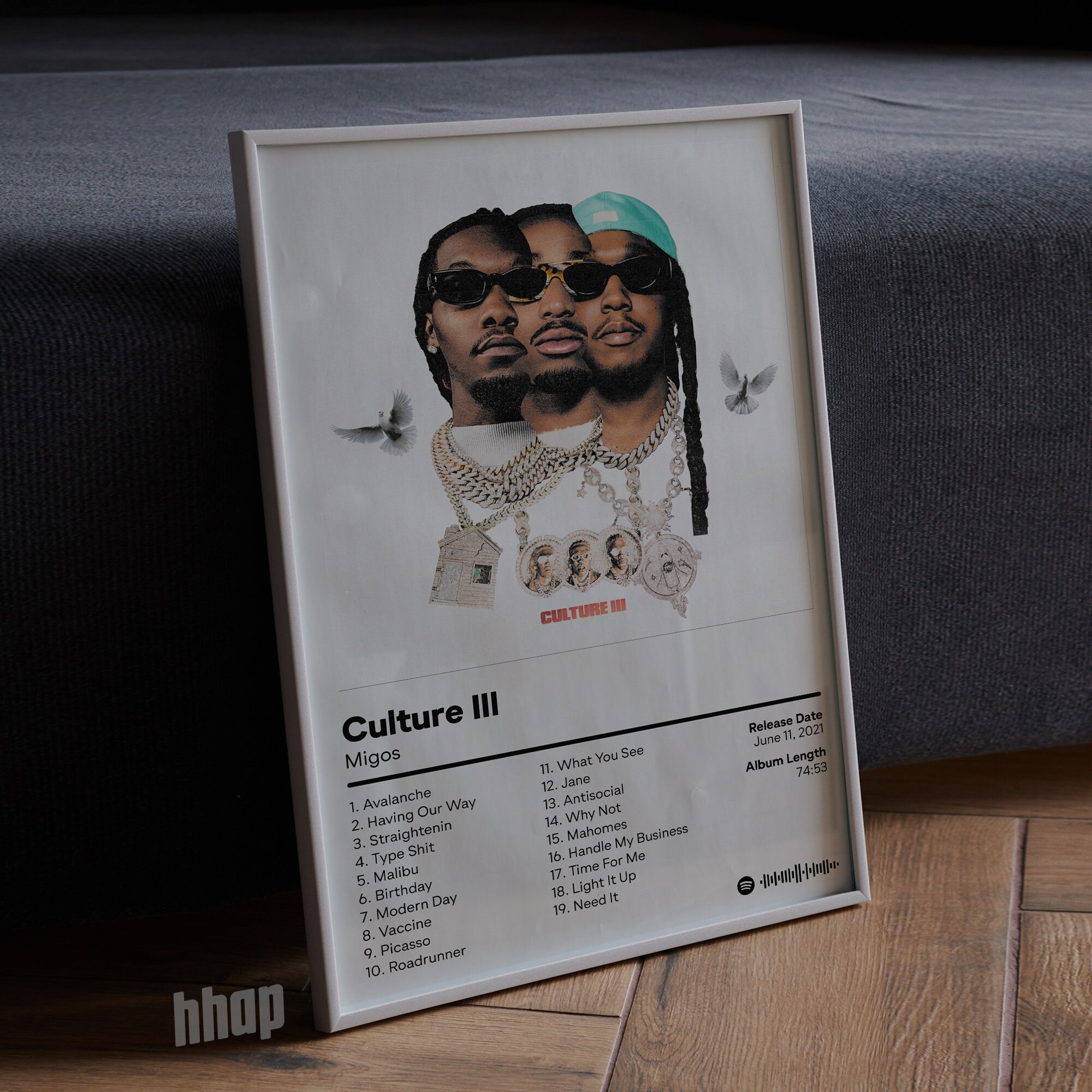 Migos - Culture III -Album Poster sold by Plum Leocricia | SKU 41616013 ...