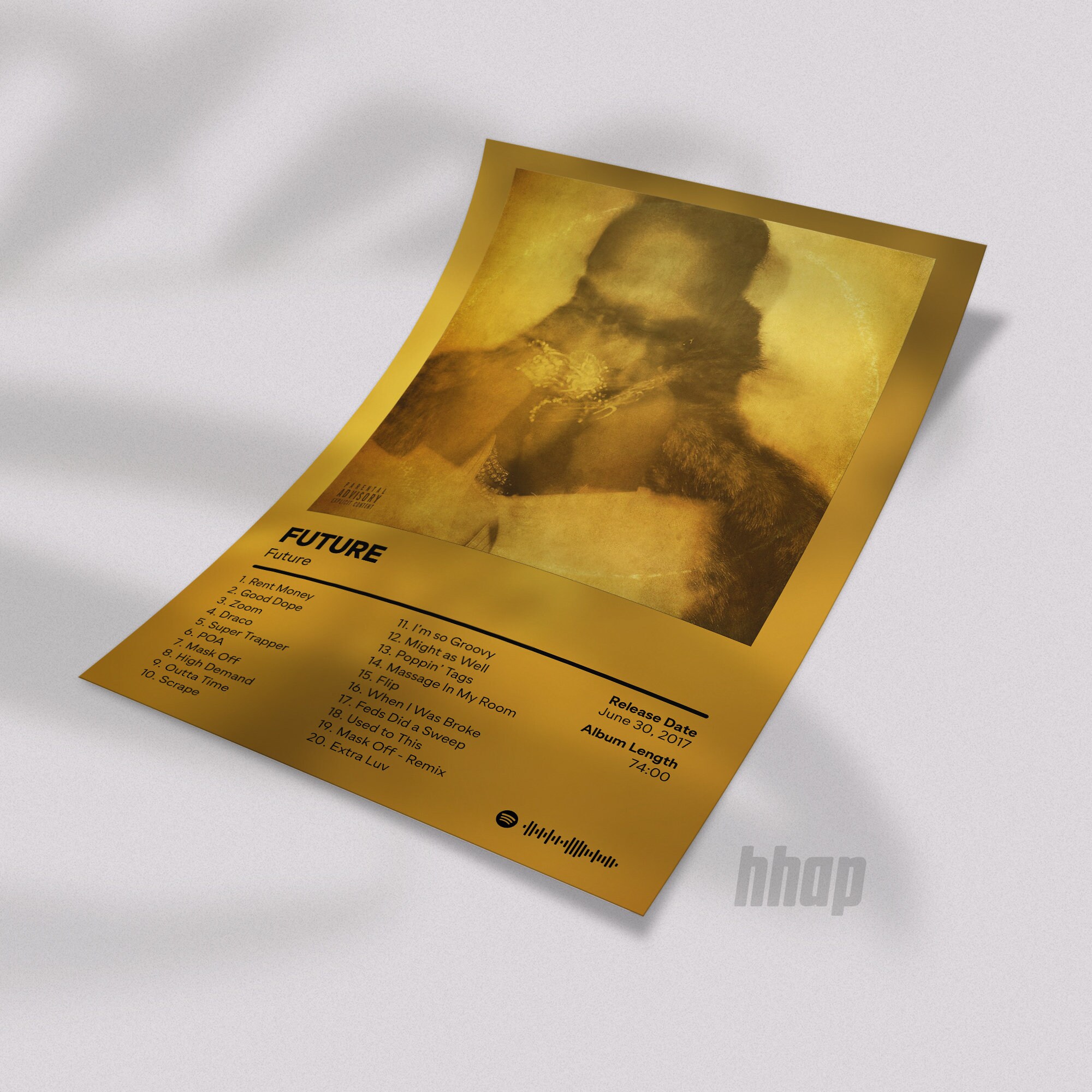 Future - FUTURE - Hip Hop Album Print - Album Poster sold by Walrus ...