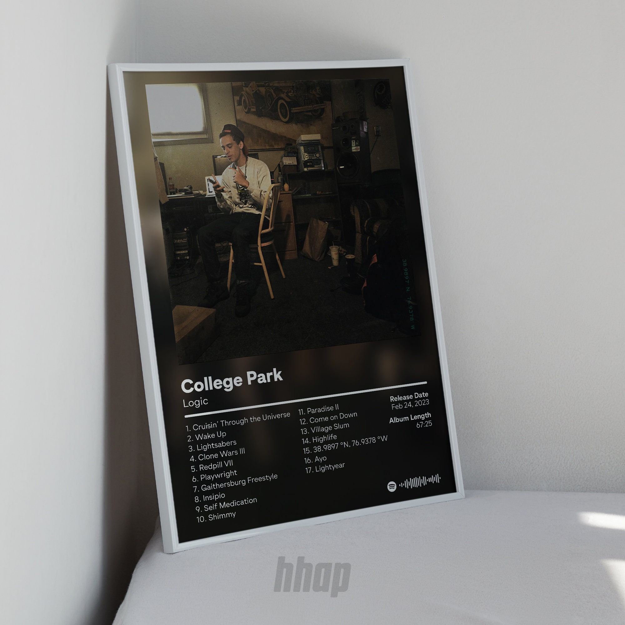 Logic - College Park - Album Cover Poster