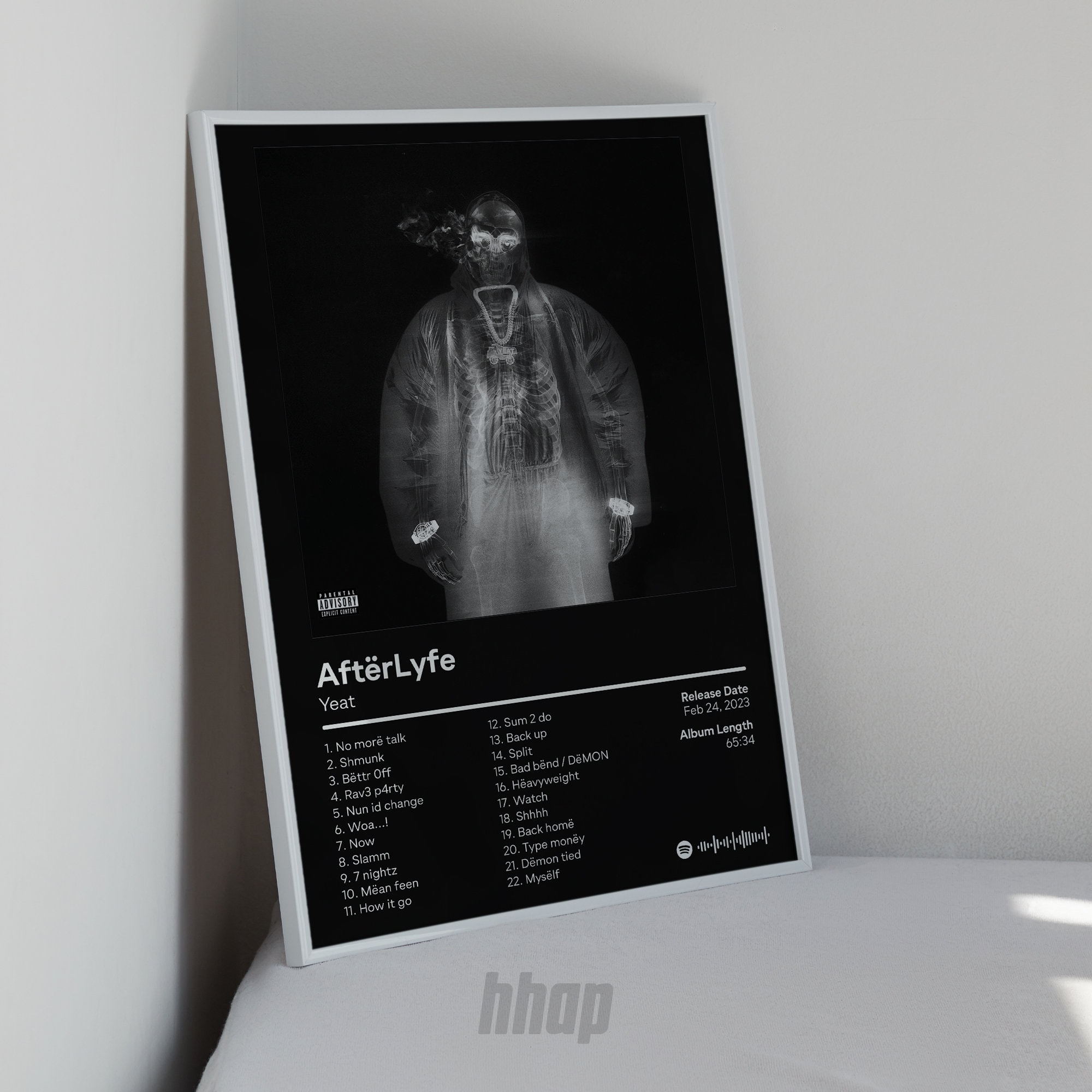 Yeat - AfterLyfe - Album Cover Poster sold by Uliana Plotnikova | SKU 1086038 | Printerval UK