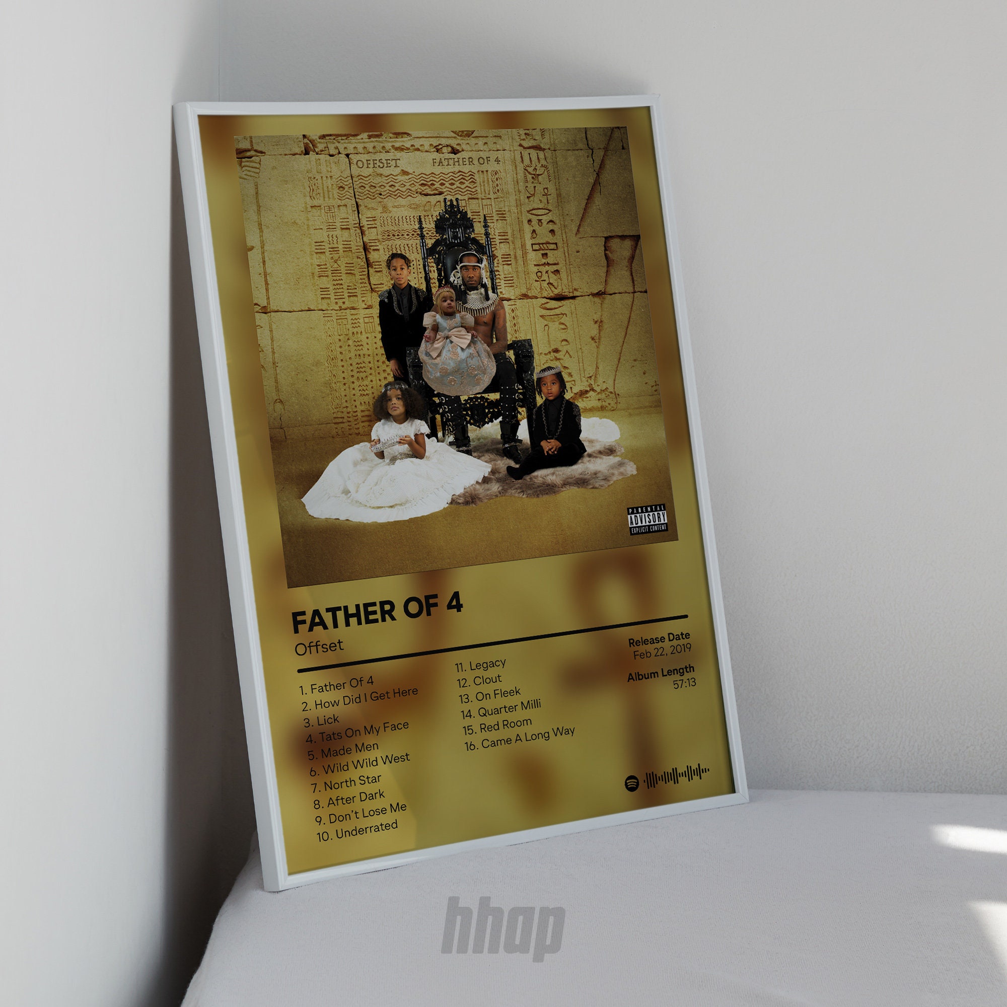 Offset - Father Of 4 - Album Cover Poster sold by Chris Phillips | SKU ...