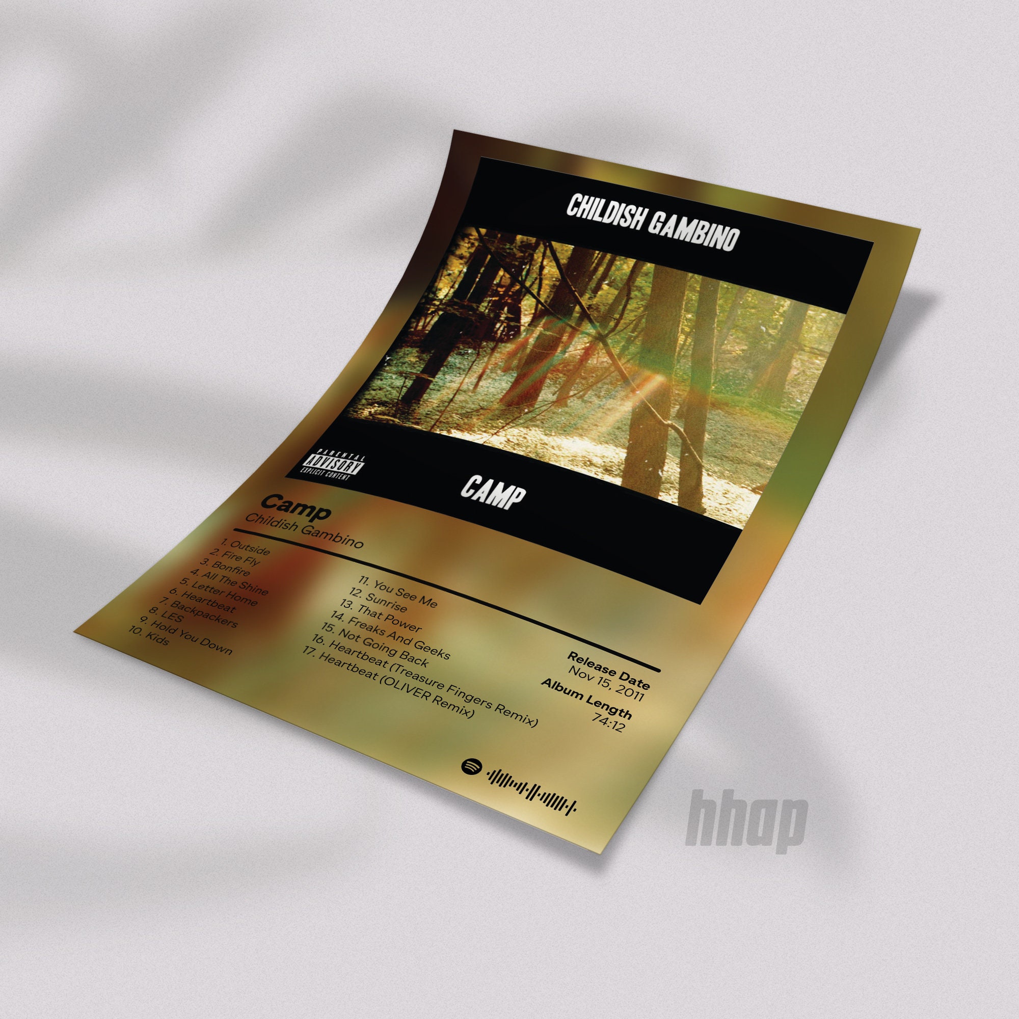 Childish Gambino Camp Album Cover