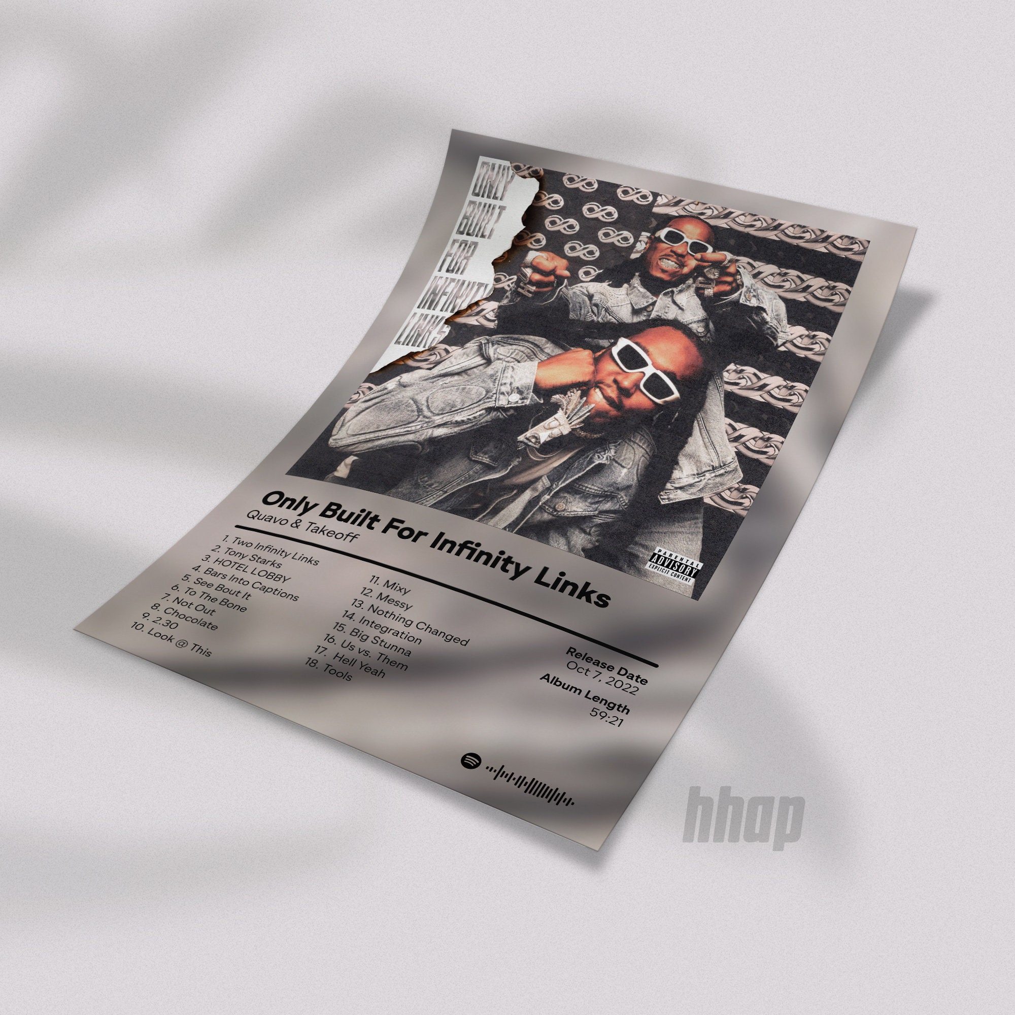 Quavo & Takeoff - Only Built For Infinity Links - Album Cover Poster ...