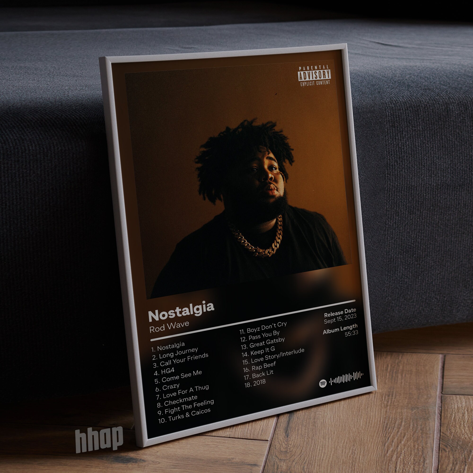 Rod Wave - Nostalgia - Custom Album Poster sold by Melisent Supple ...