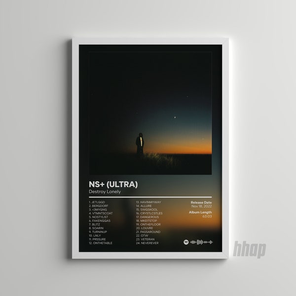 Destroy Lonely Poster - Etsy